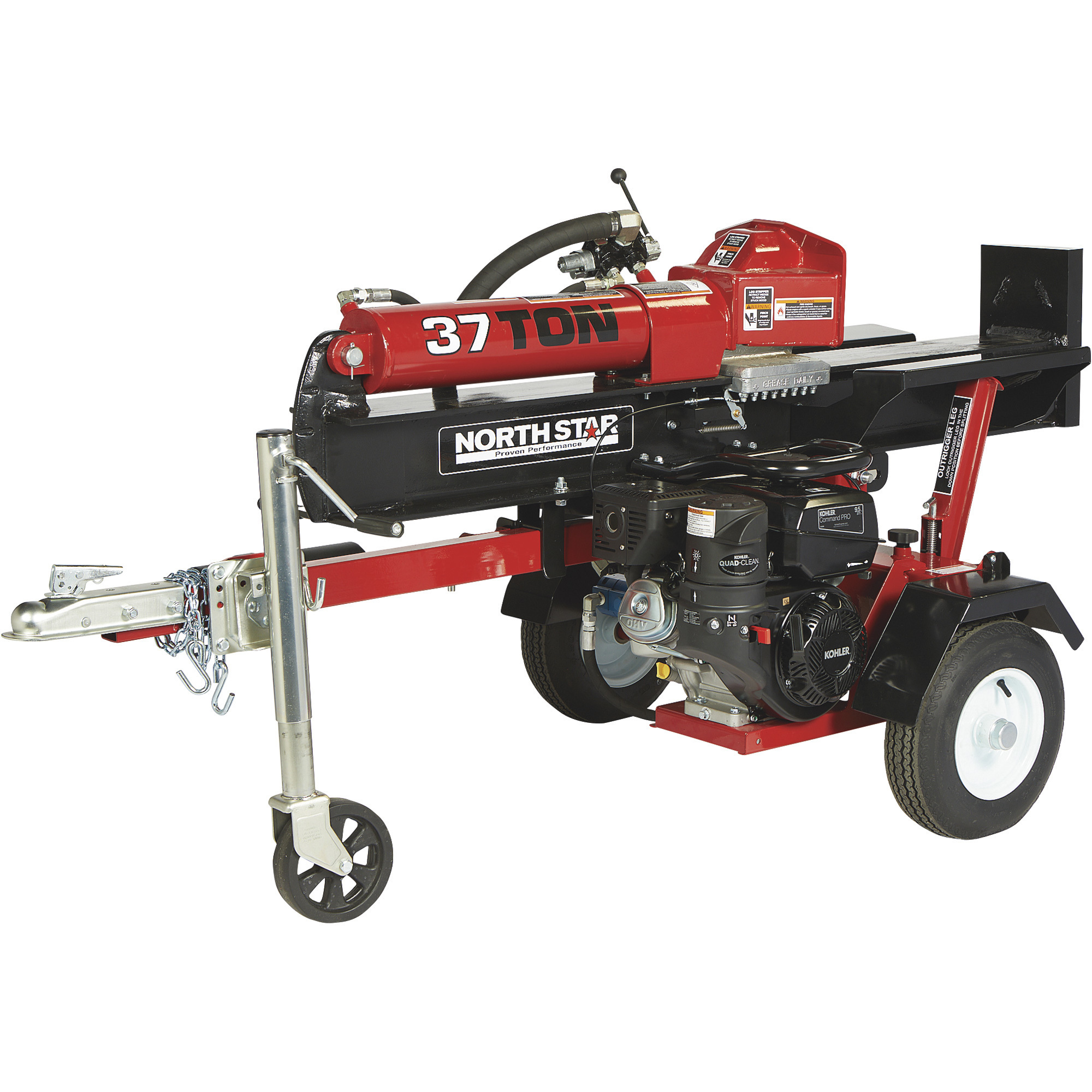 NorthStar Horizontal/Vertical Log Splitter, 37-Ton, 277cc Kohler CH395 ...