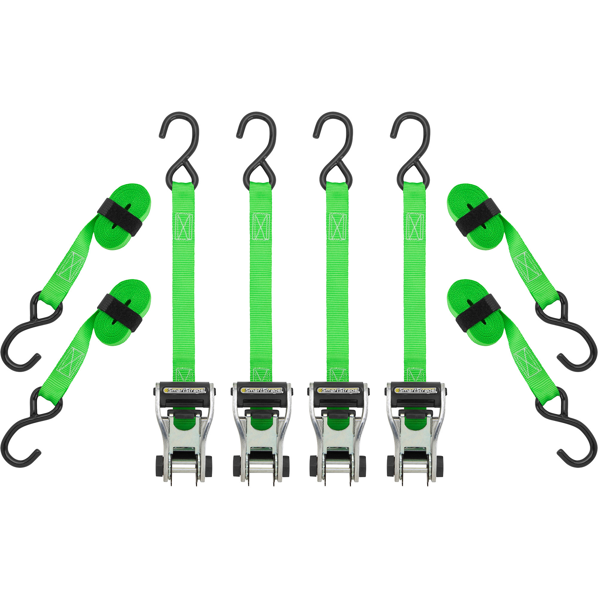 Smart Straps Commercial-Grade Ratchet Tie-Down — 15,000-lb. Breaking ...