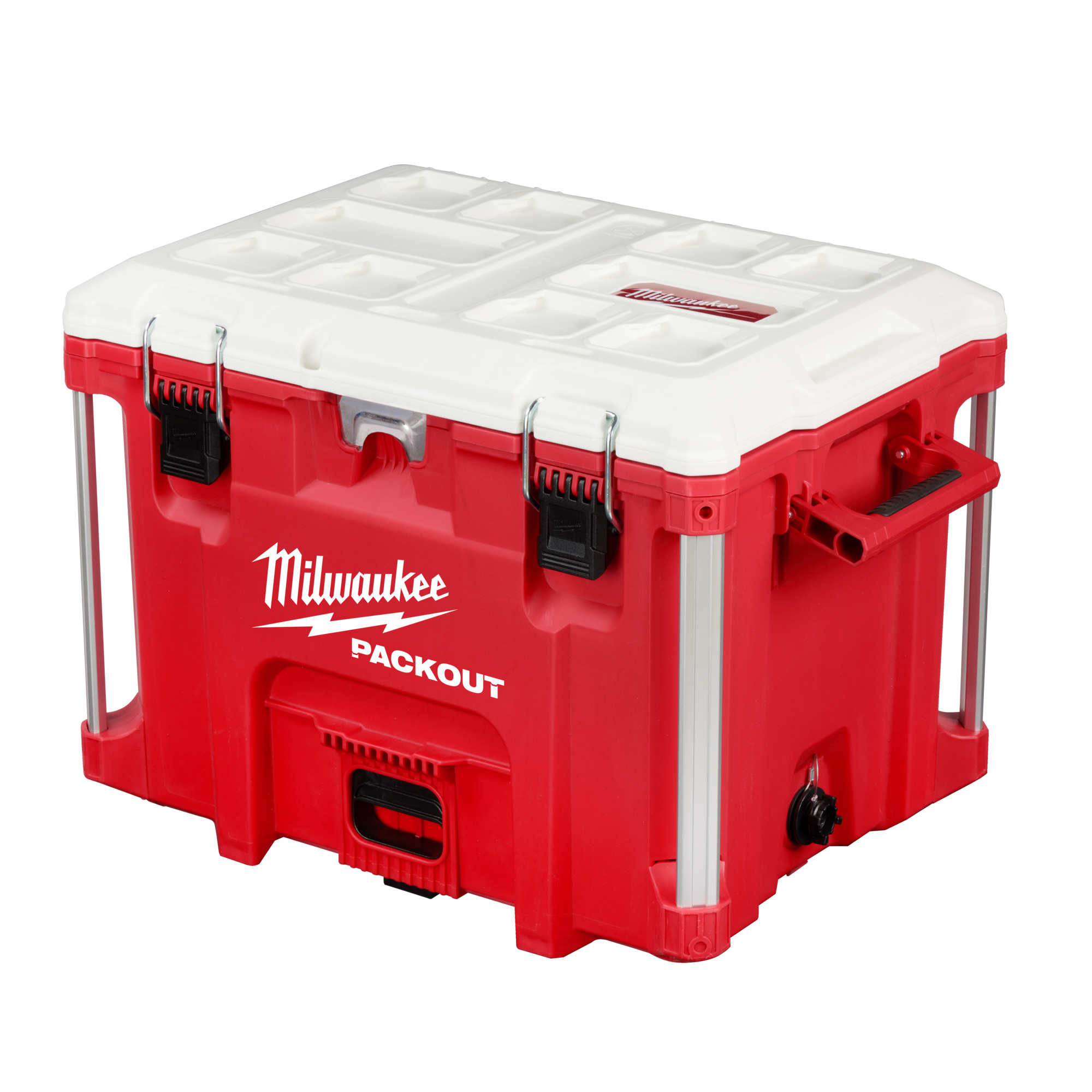 Milwaukee PACKOUT XL Cooler, 22in., 40-Quart, Red, Model# 48-22-8462 ...