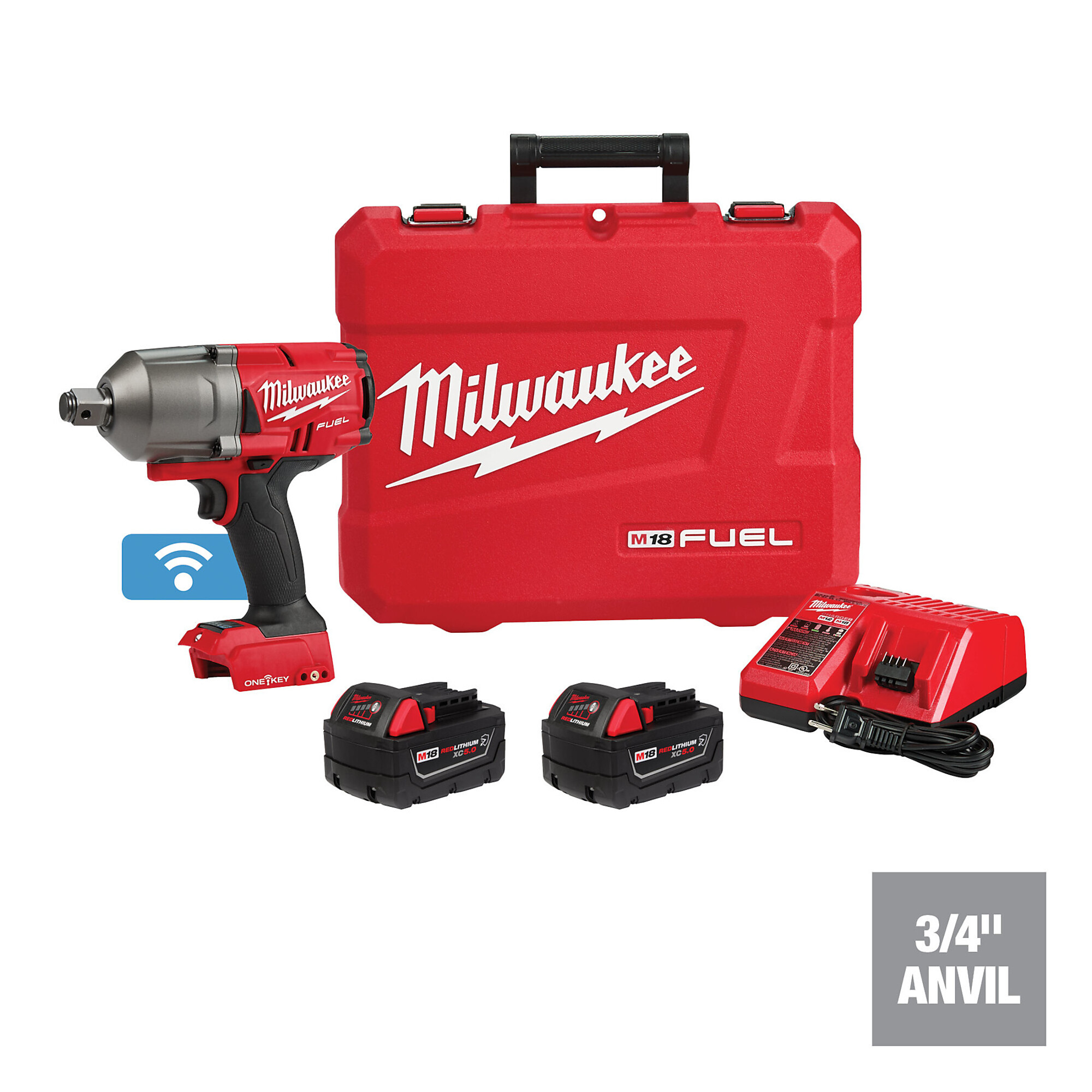 Milwaukee M18 FUEL 1/2in. High Torque Impact Wrench with Friction Ring ...