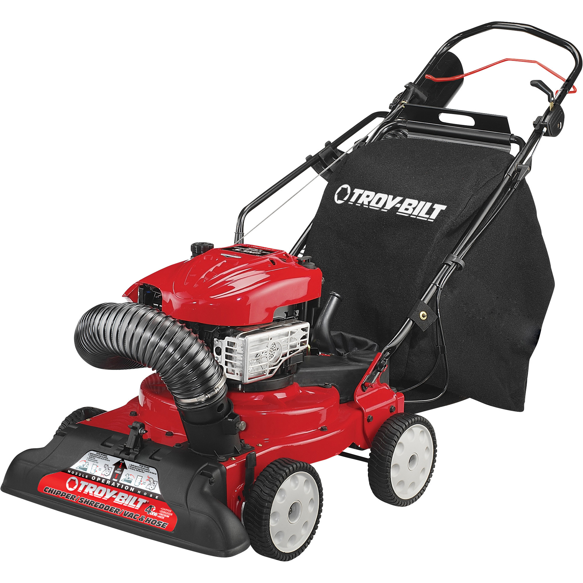 Troy-Bilt Chipper Shredder Vac with Chute, 163cc Briggs & Stratton ...