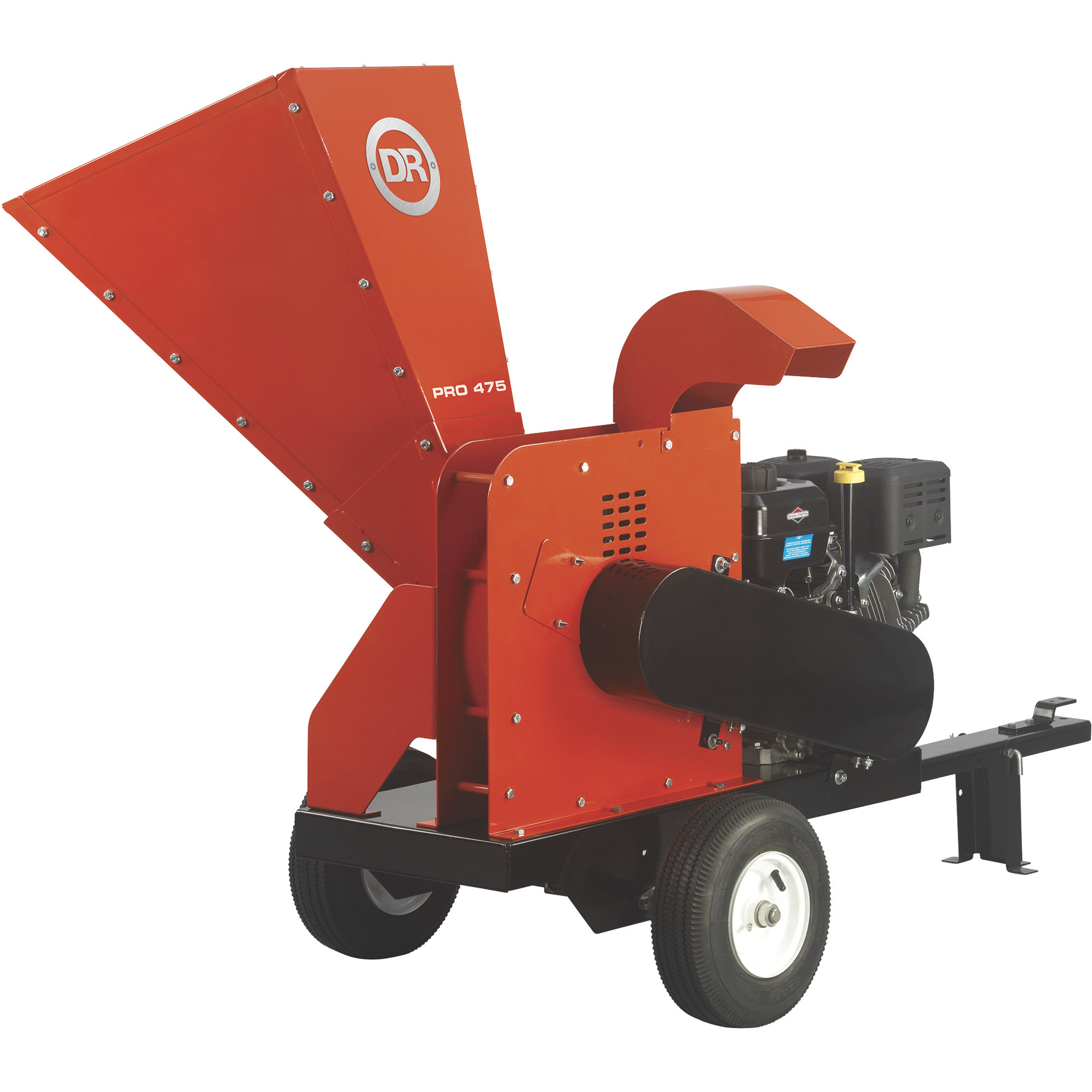 DR Power PRO 475 Self-Feeding Wood Chipper, 4.75in. Dia. Capacity ...