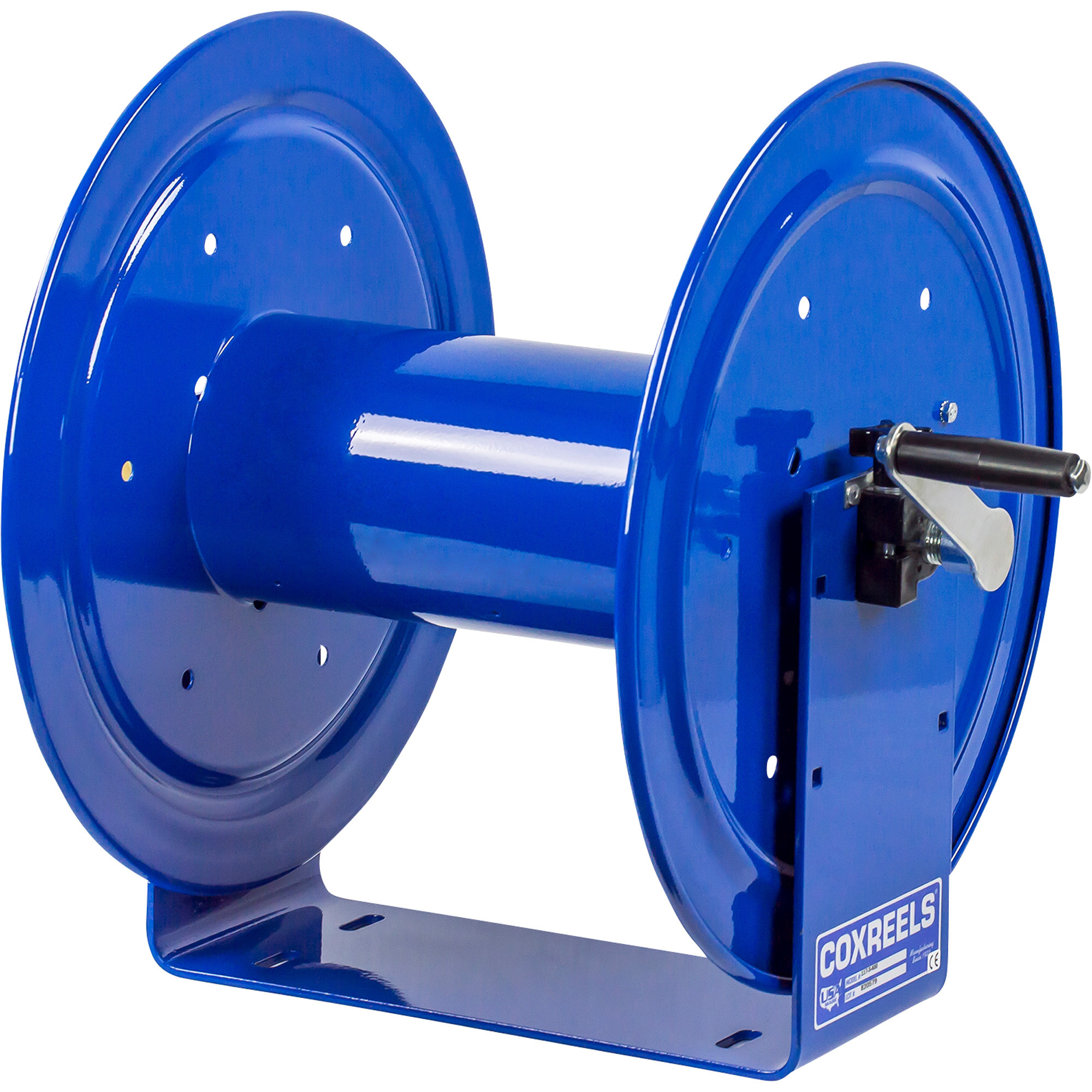 Coxreels 100 Series Hand Crank Hose Reel, 3/8in. x 250ft. Hose Capacity ...