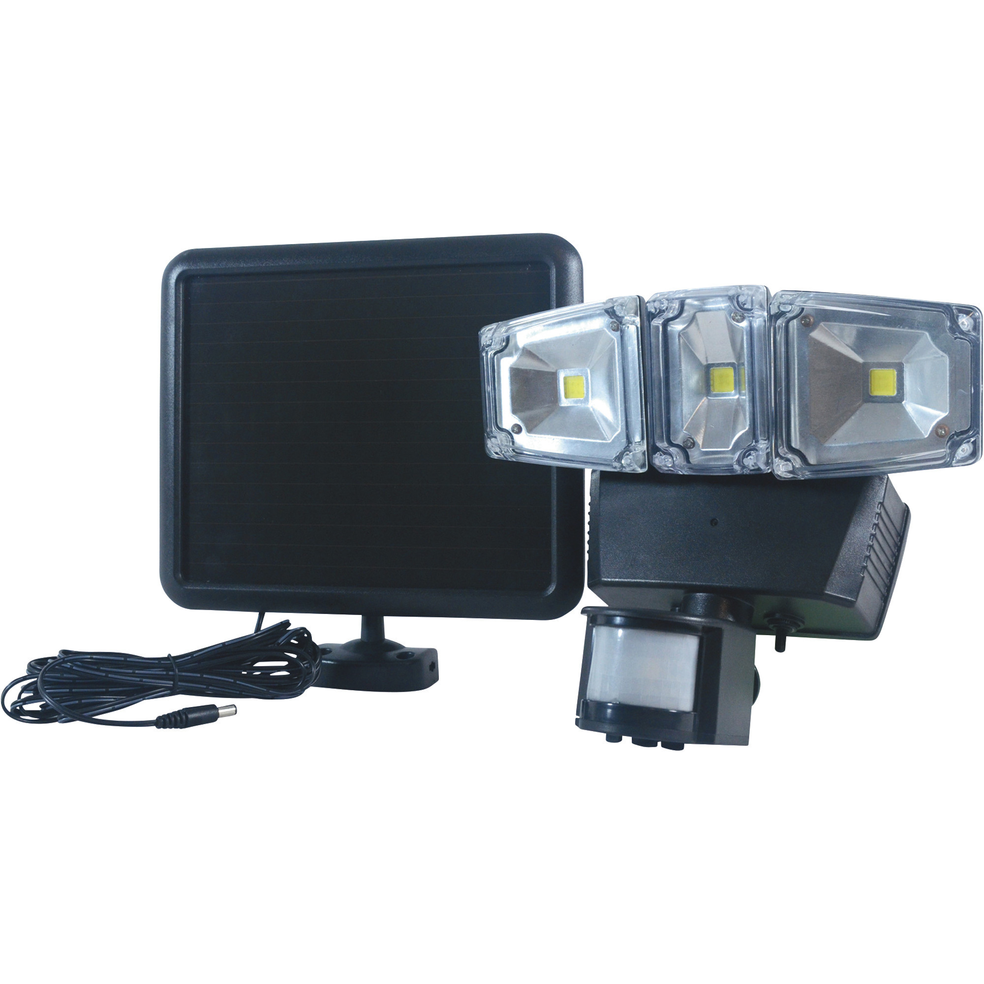 Nature Power Triple Head Solar Motion LED Security Lights, 4-Pack, 1200 ...