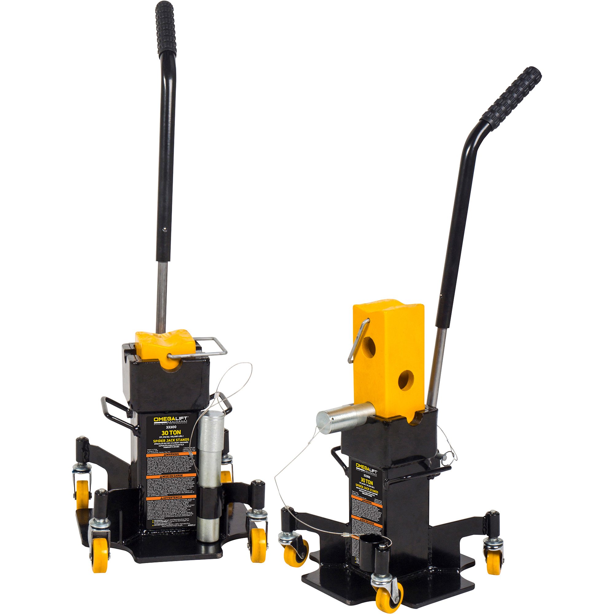 Omega Lift Spider Jack Stands — 30-Ton Total Capacity, Pair, Model ...