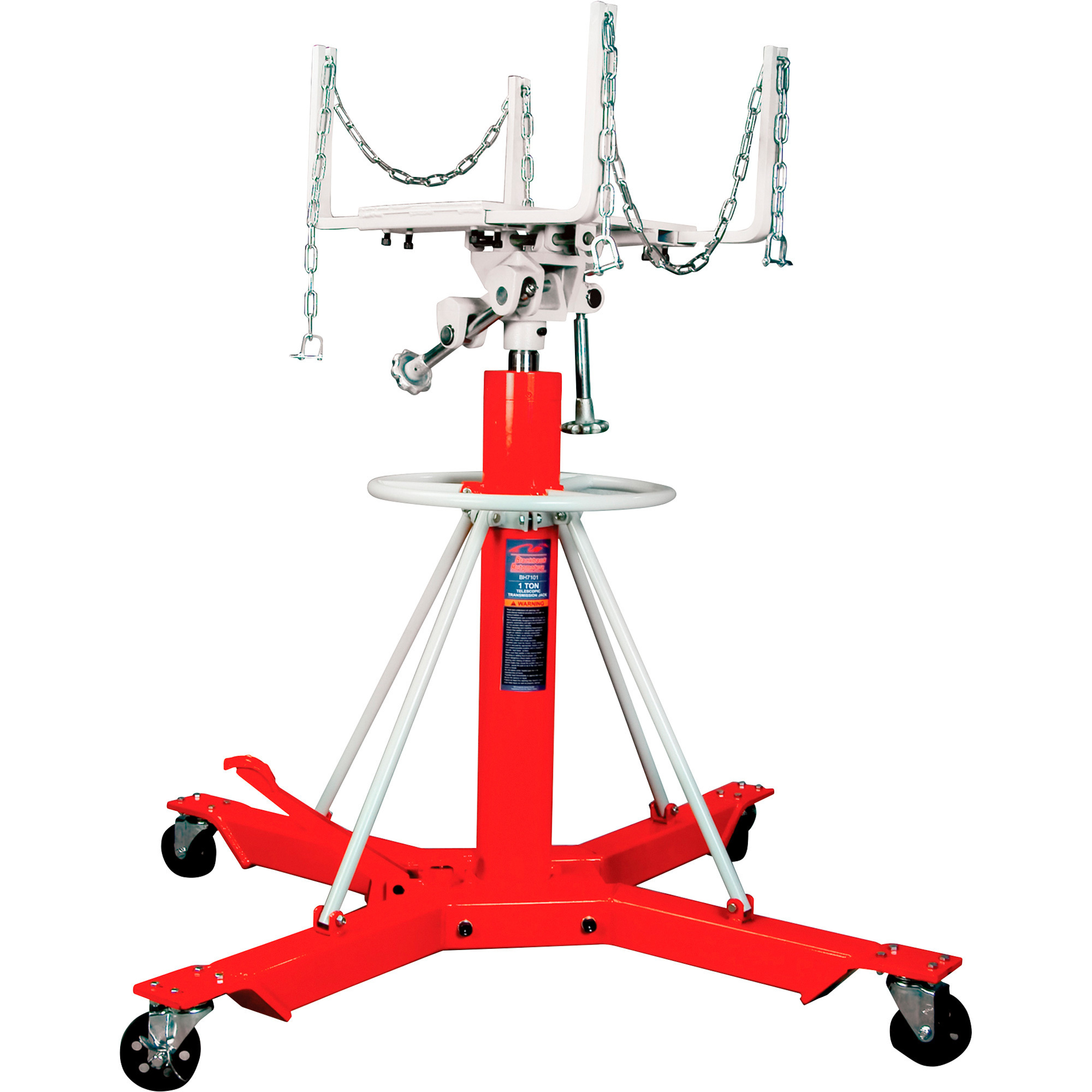 Blackhawk Automotive Telescoping Transmission Jack, 1-Ton Capacity ...