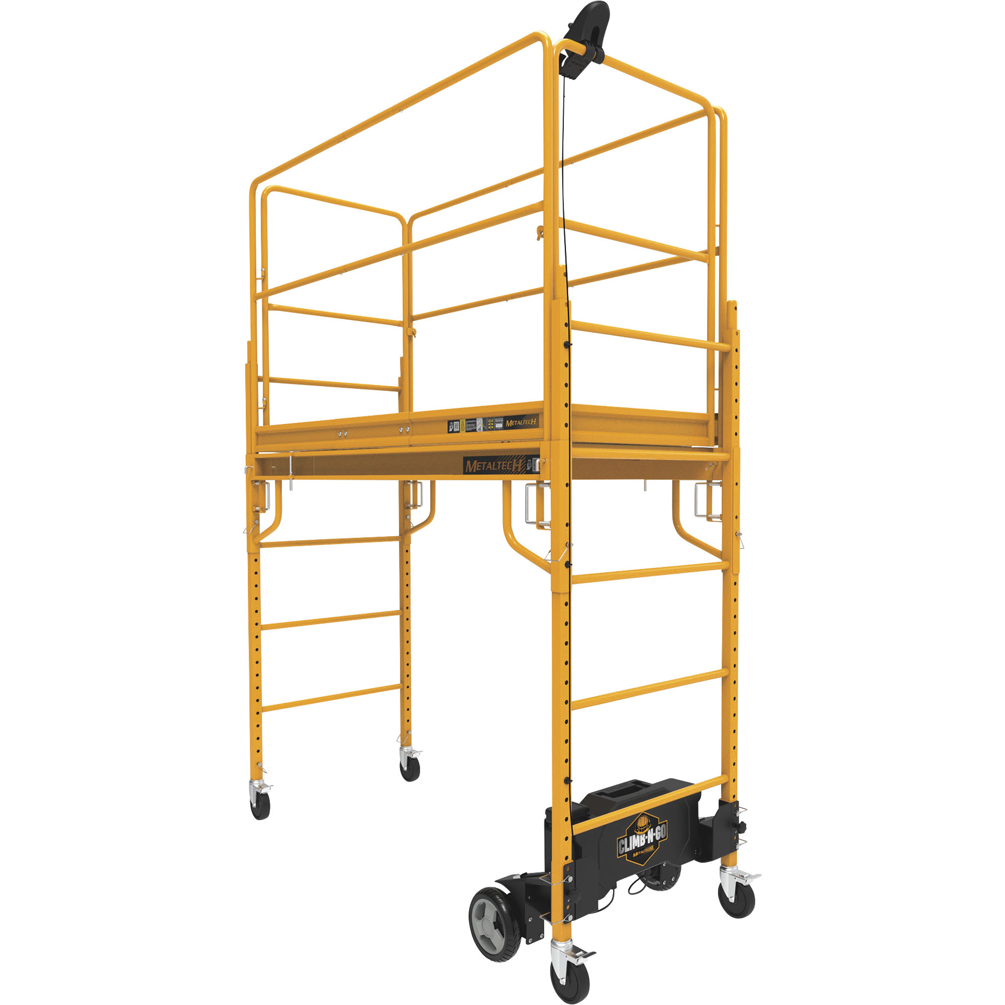 New Era, 6ft. Baker-Style Scaffold, Capacity 1100 lb, Frame Material ...