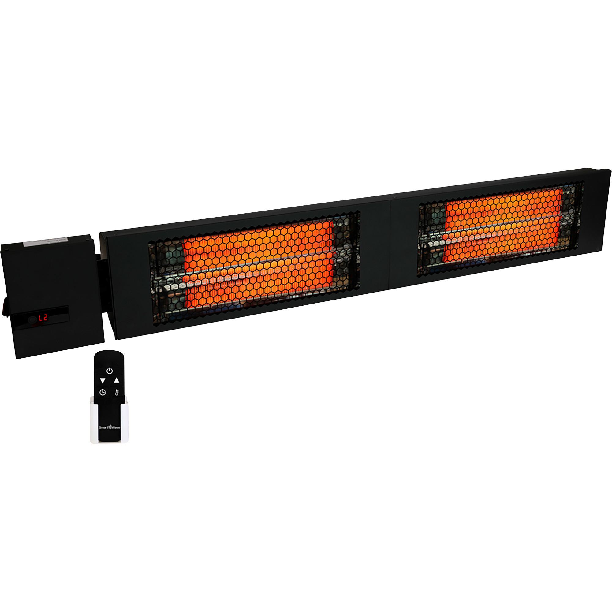 King Electrical 43in. Radiant Patio Heater with Remote Control, Black ...