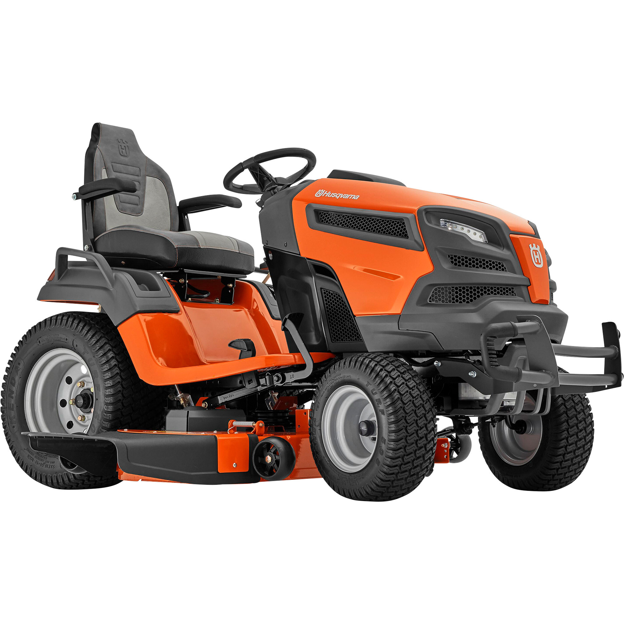 Husqvarna 300 Series Clearcut Riding Lawn Mower, 24 HP Kawasaki Engine ...