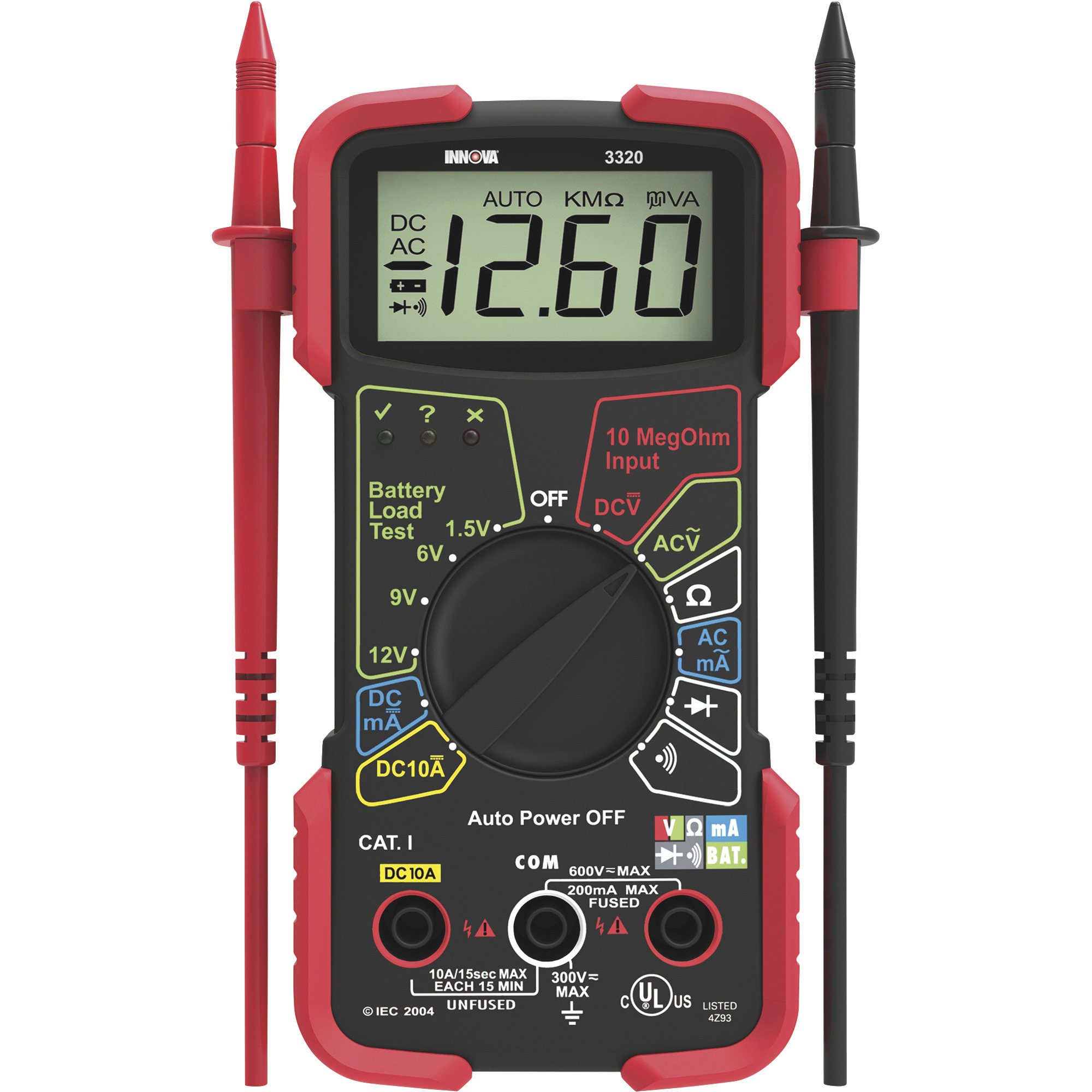 Innova Digital Multimeter, Model# 3320 | Northern Tool