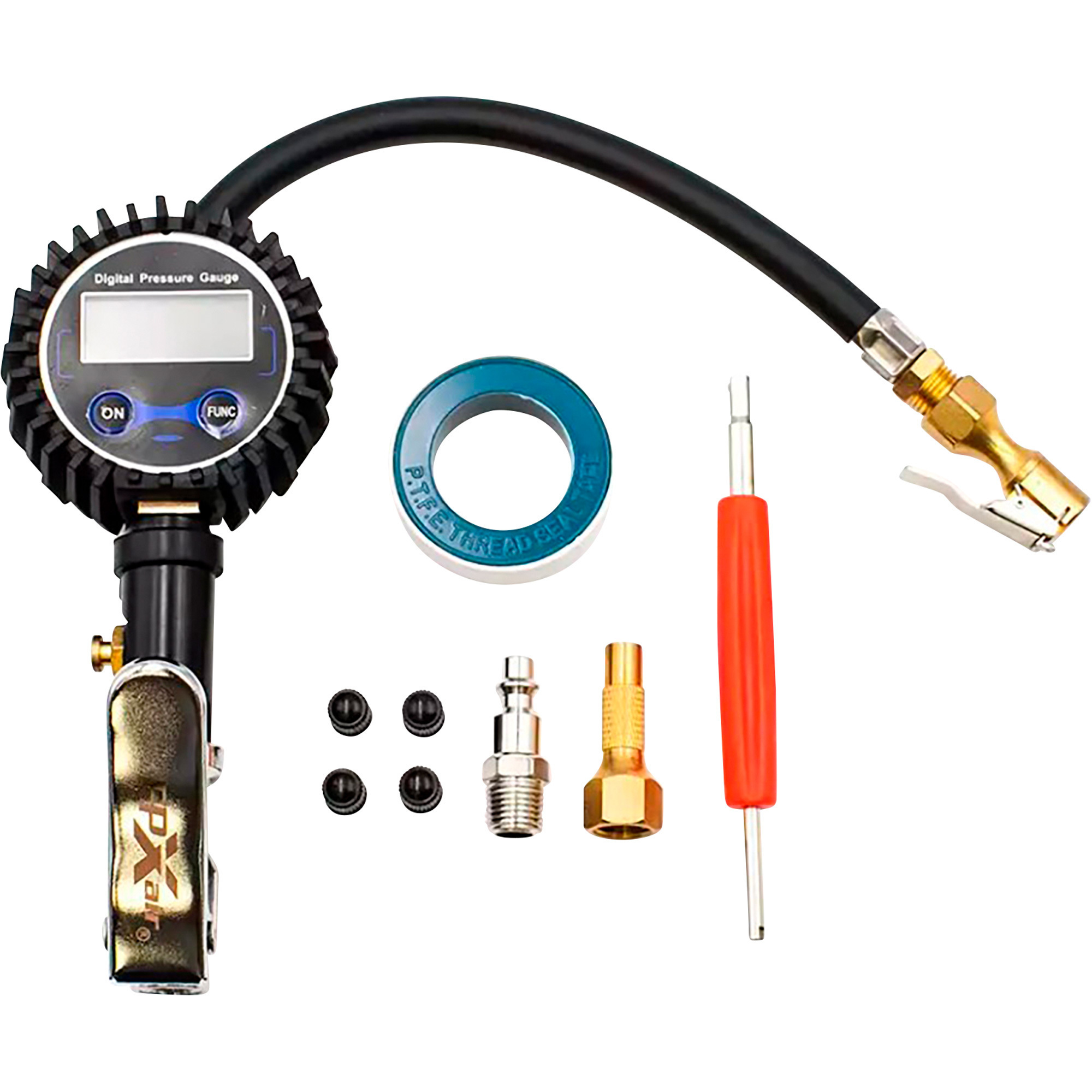 FPX Air Tools Digital Tire Inflator Kit with Gauge, Model# FPX-9100 ...