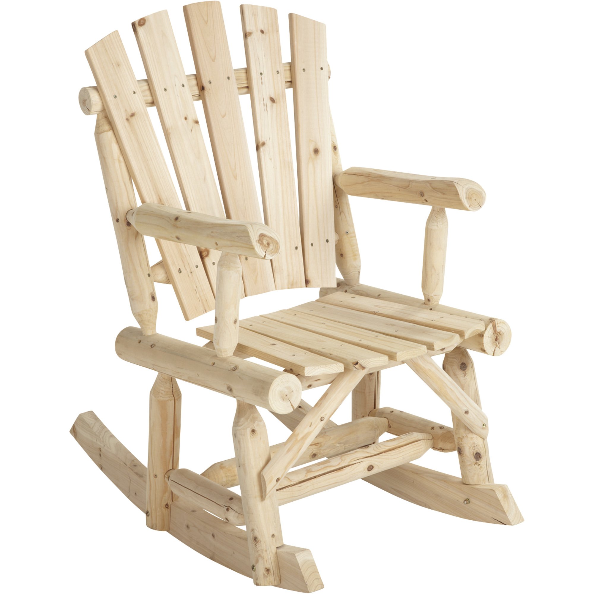 Stonegate Designs Log Adirondack Rocking Chair — Model# T-24N339MB ...