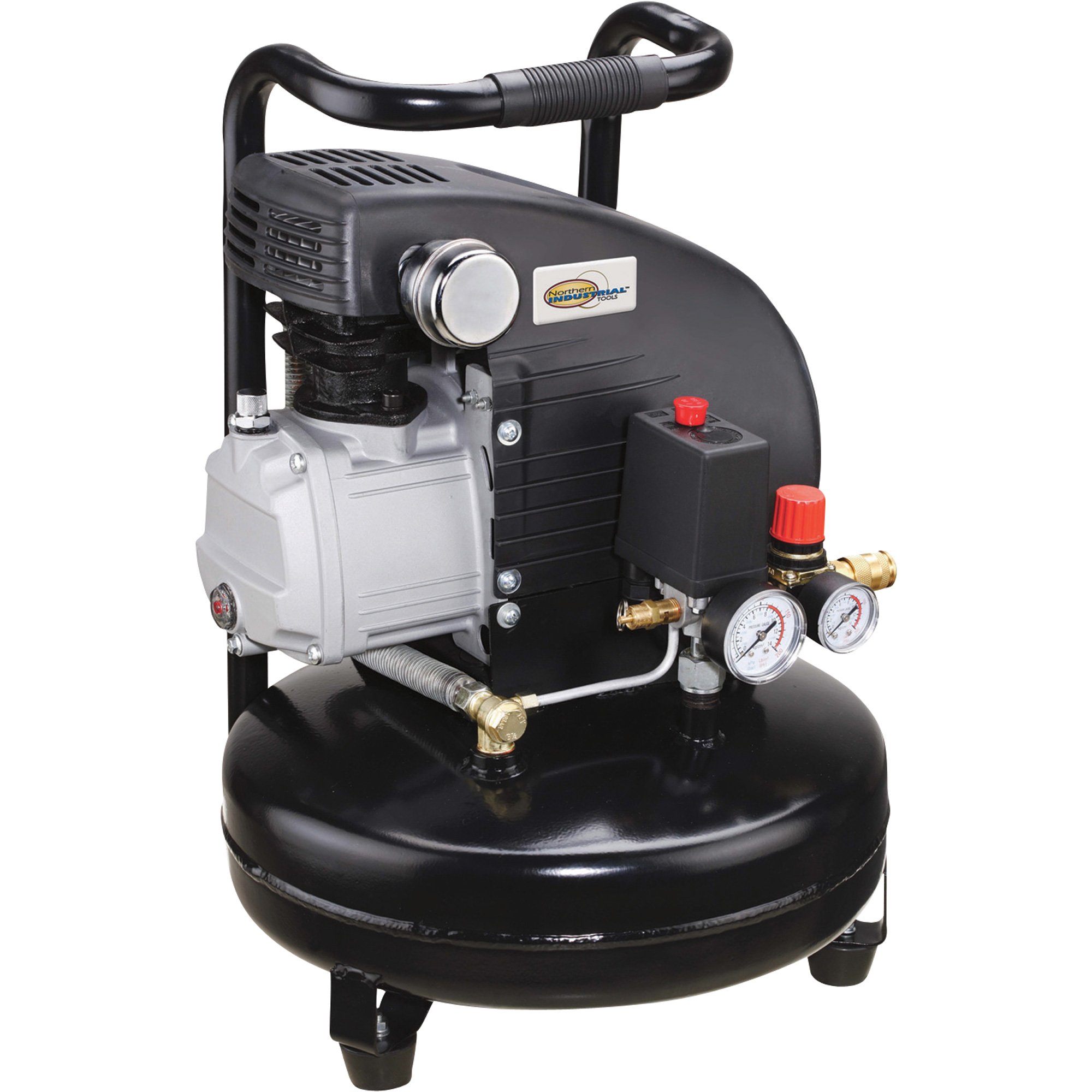 Northern Industrial Pancake Air Compressor — 4-Gallon, Model# RAC2015BP ...