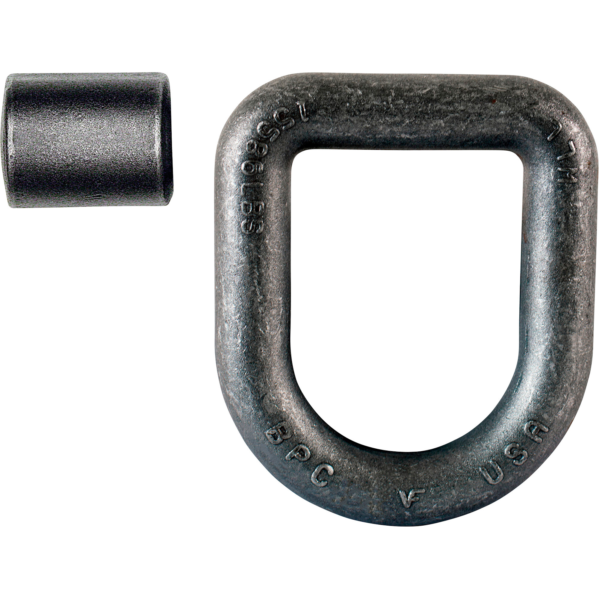 Buyers Products, D-RING, STAKE POCKET, BLACK PC, 4 PK, Diameter 0.5 in ...