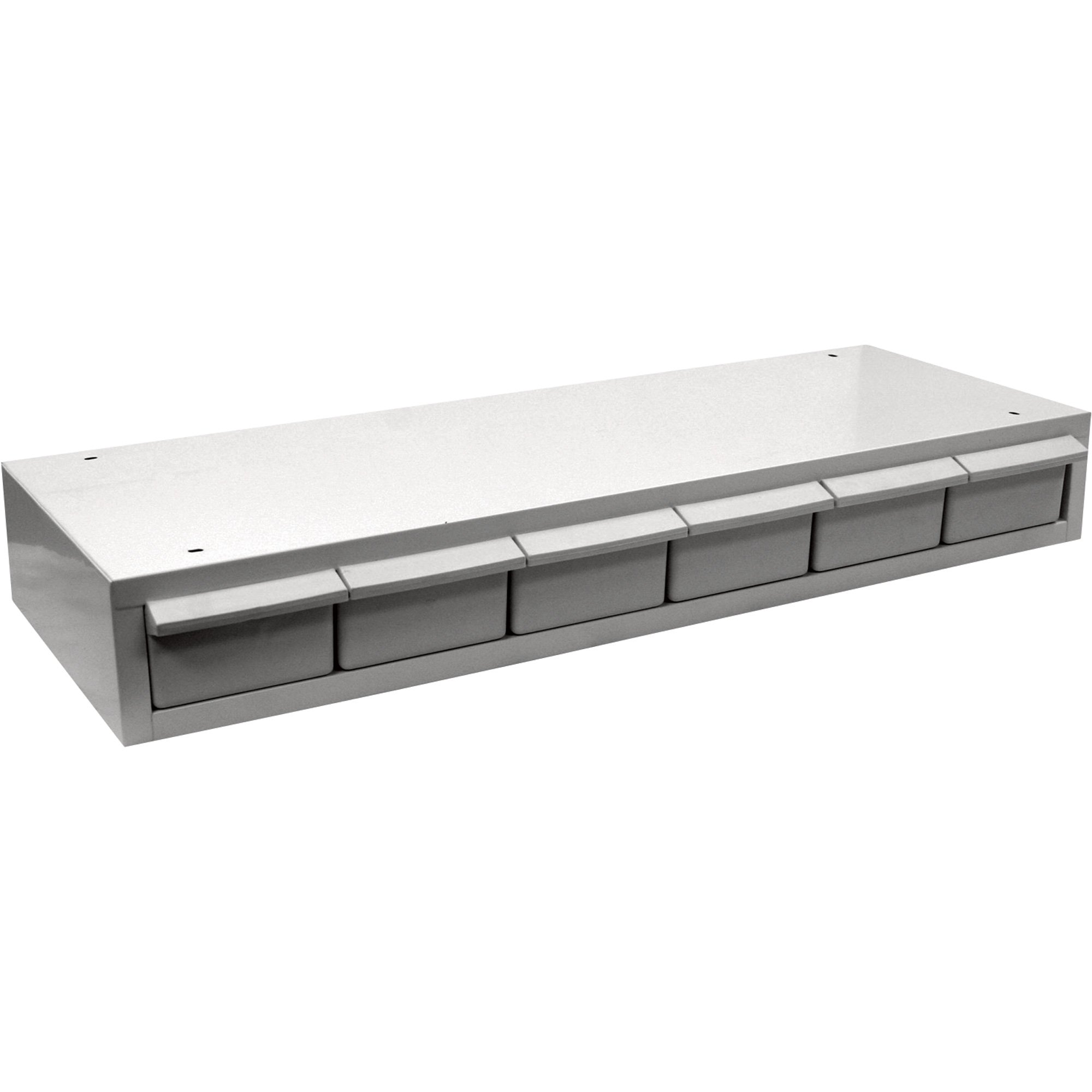 TruckStar Steel Sliding Drawer Truck Box— 6 Drawers, Horizontal, White ...