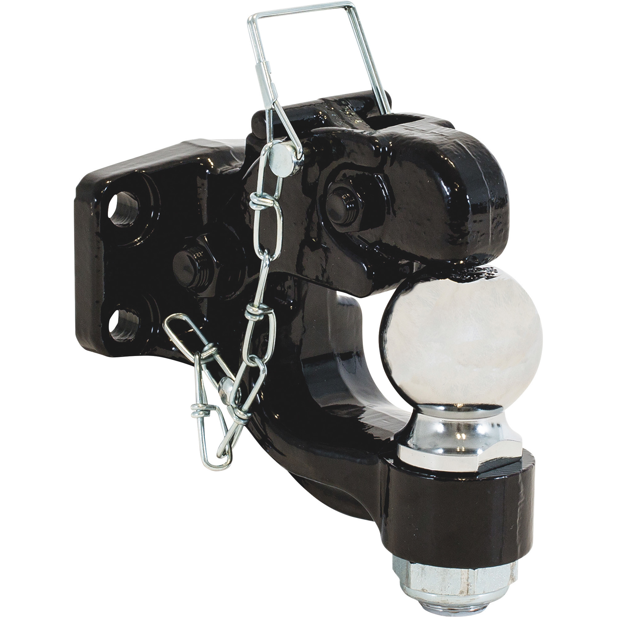 CURT SecureLatch Auto Locking 10-Ton Ball & Pintle Hitch — 2 5/16in ...