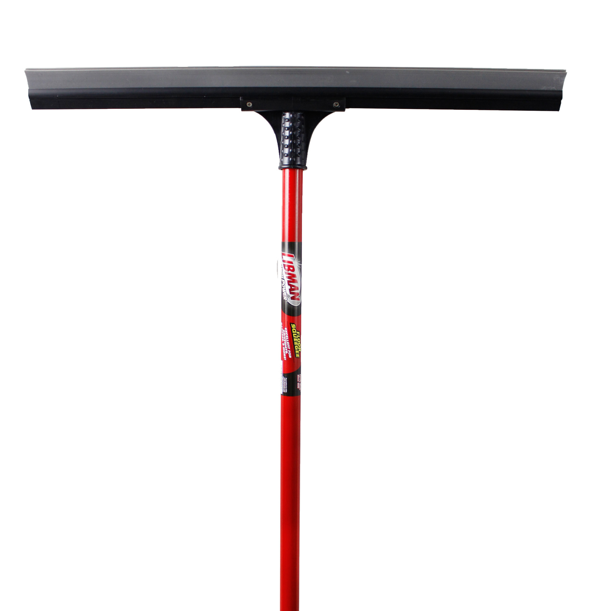 Libman 24in. Soft Rubber Floor Squeegee, 55in.L Handle, Model# 515 ...