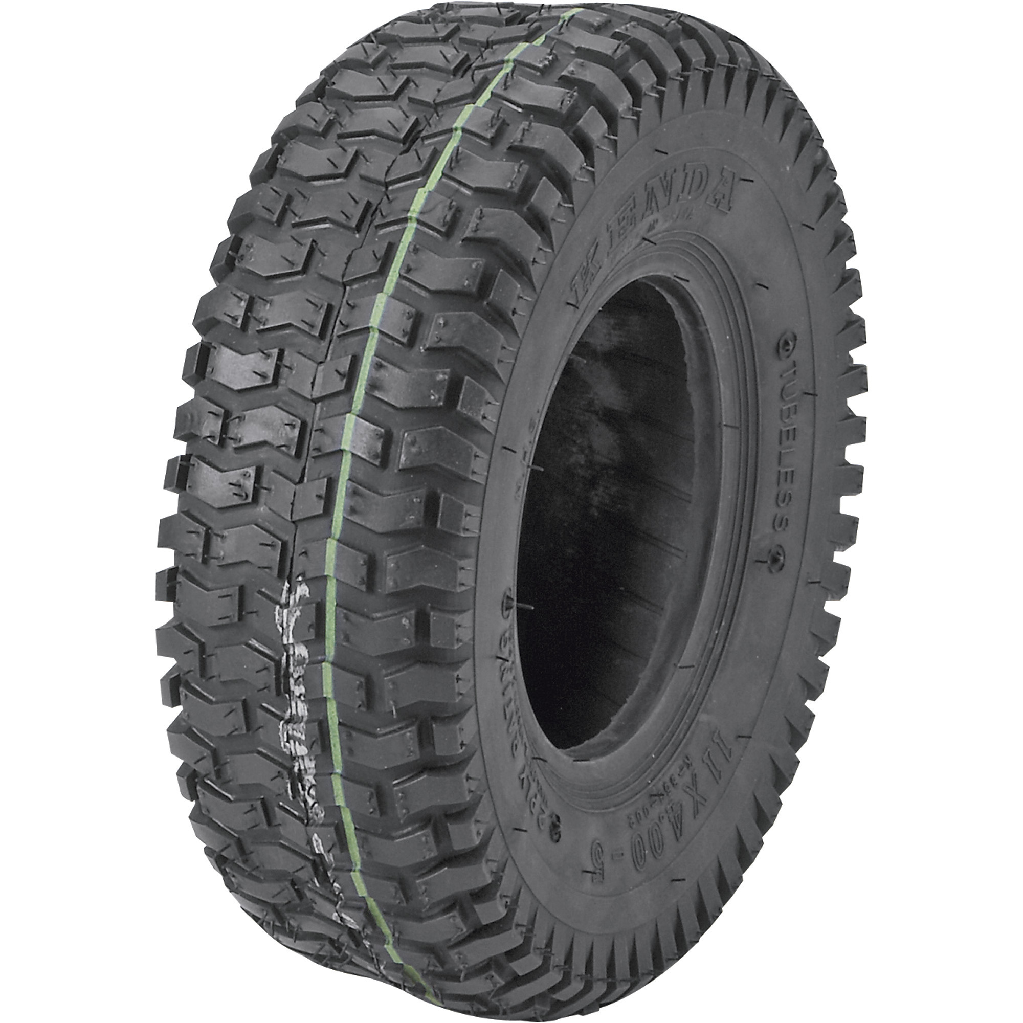 Kenda Lawn Tractor Replacement Tubeless Turf Tire, 16in. x 650-8 ...
