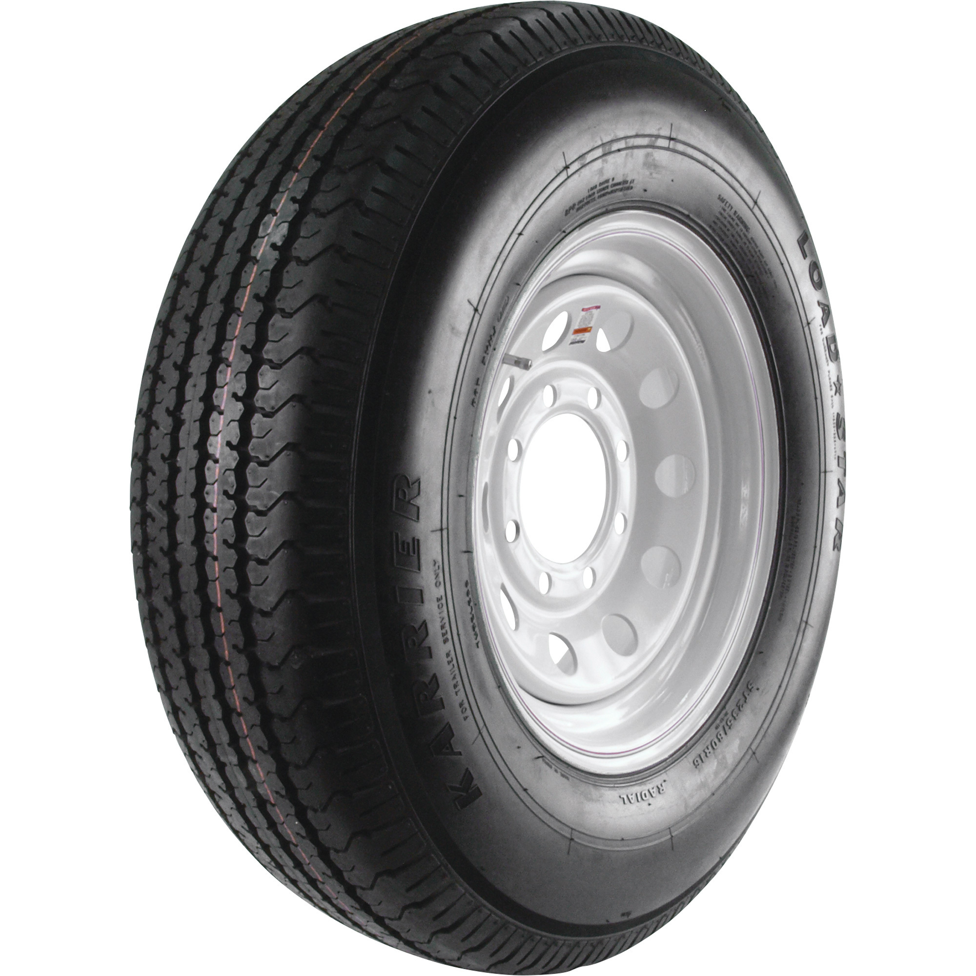 Kenda Loadstar Karrier 16in. 8-Ply Radial Trailer Tire and Wheel ...