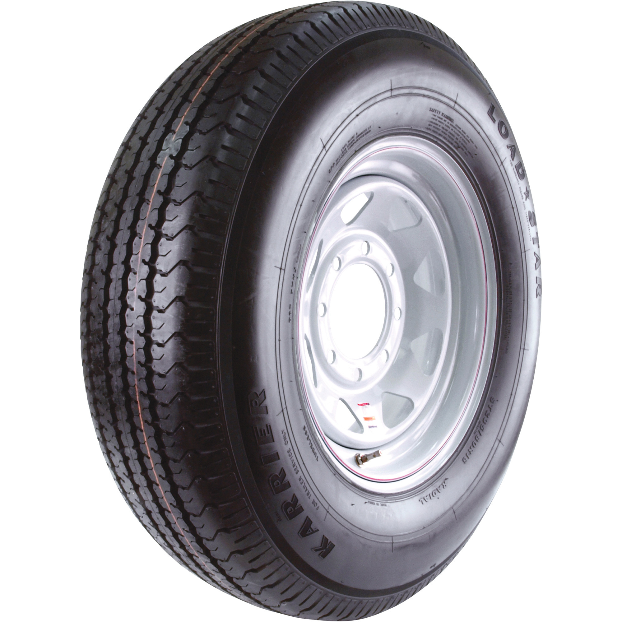 Kenda Loadstar, 13in. Spoke Wheel, Tire Size ST175/80D13 Load Range ...