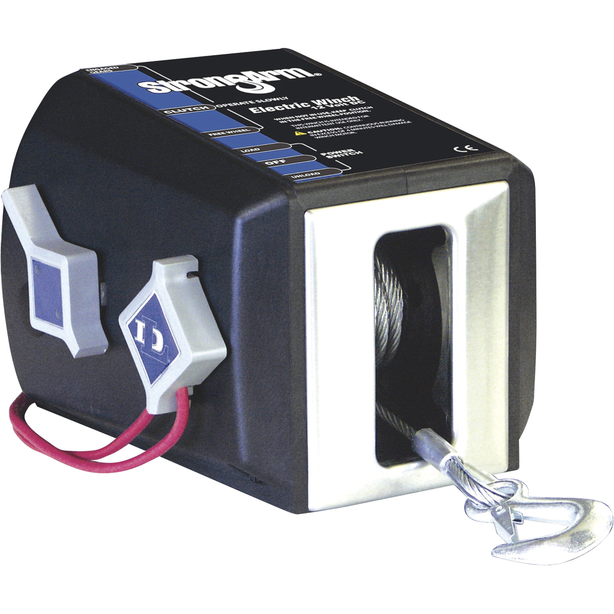 Pierce 12 Volt DC Powered Electric Trunk Winch, 20,000-Lb. Capacity ...