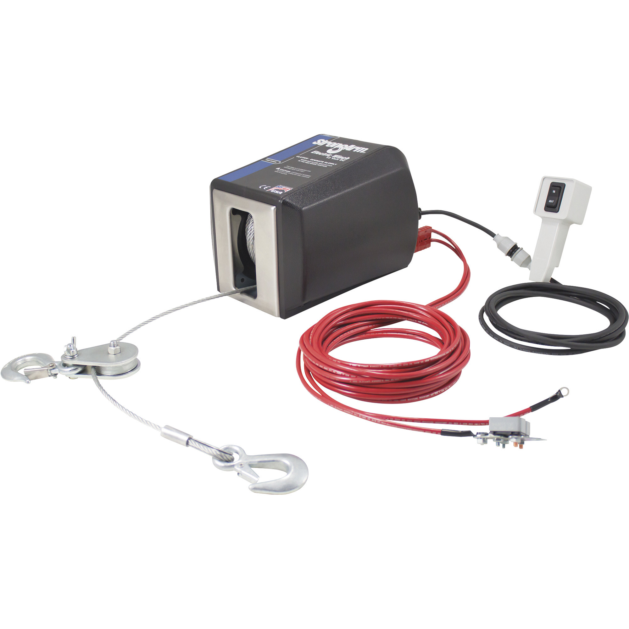 Dutton-Lainson StrongArm 12 Volt DC Powered Electric Winch with Remote ...