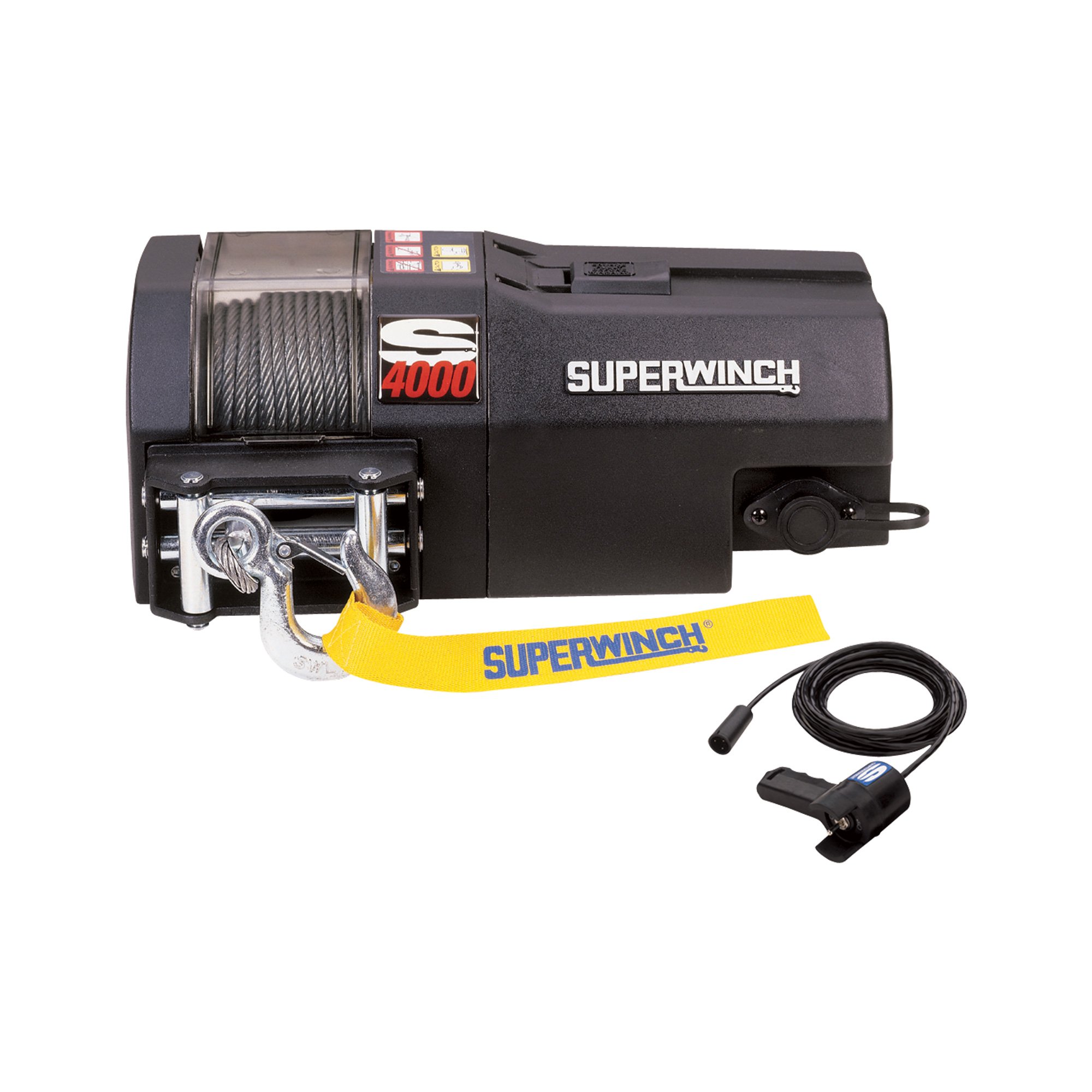 Superwinch 12 Volt DC Electric Winch — 4000-Lb. Capacity, Wireless ...