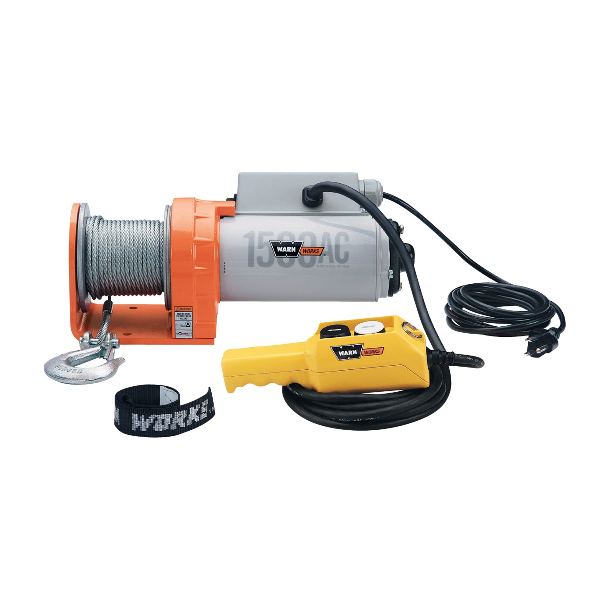 Warn Works AC Powered Winch — 1500-Lb. Capacity | Northern Tool