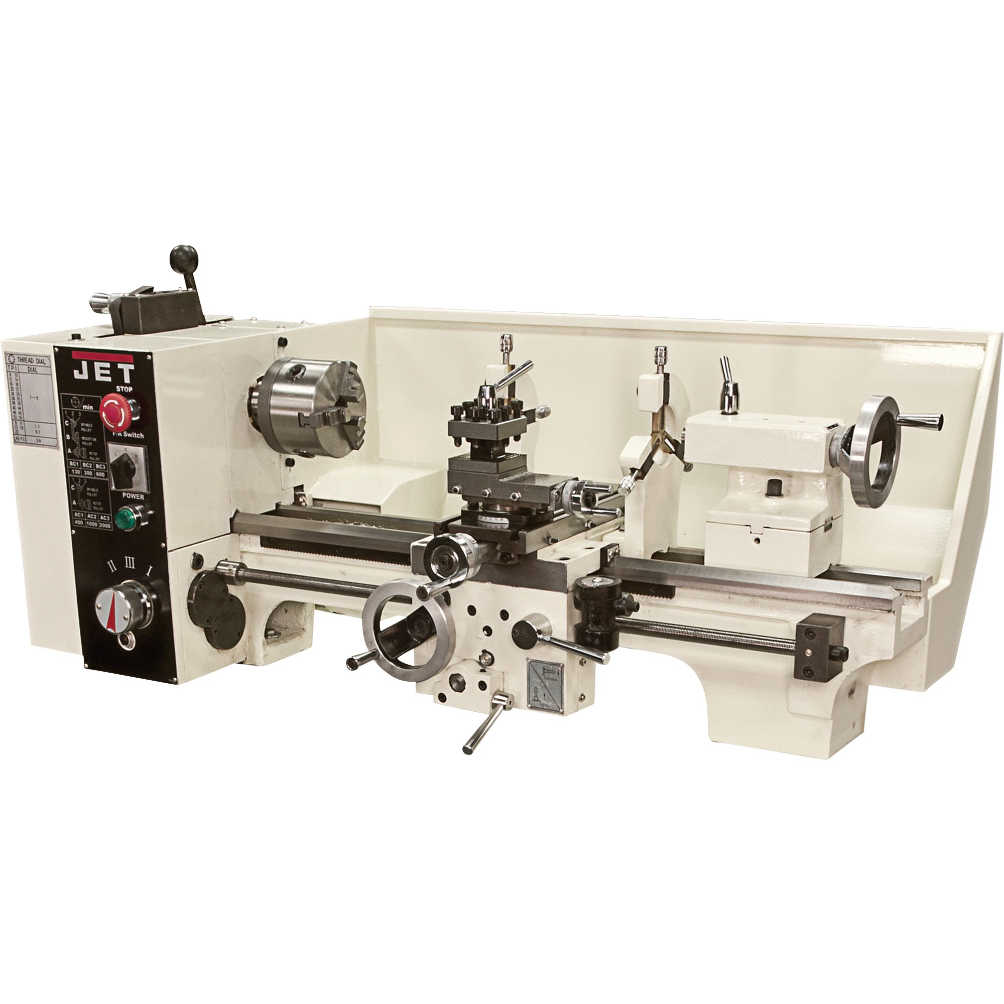 JET Machinists Belt Drive Bench Lathe — 9in. x 20in. Size, Model ...