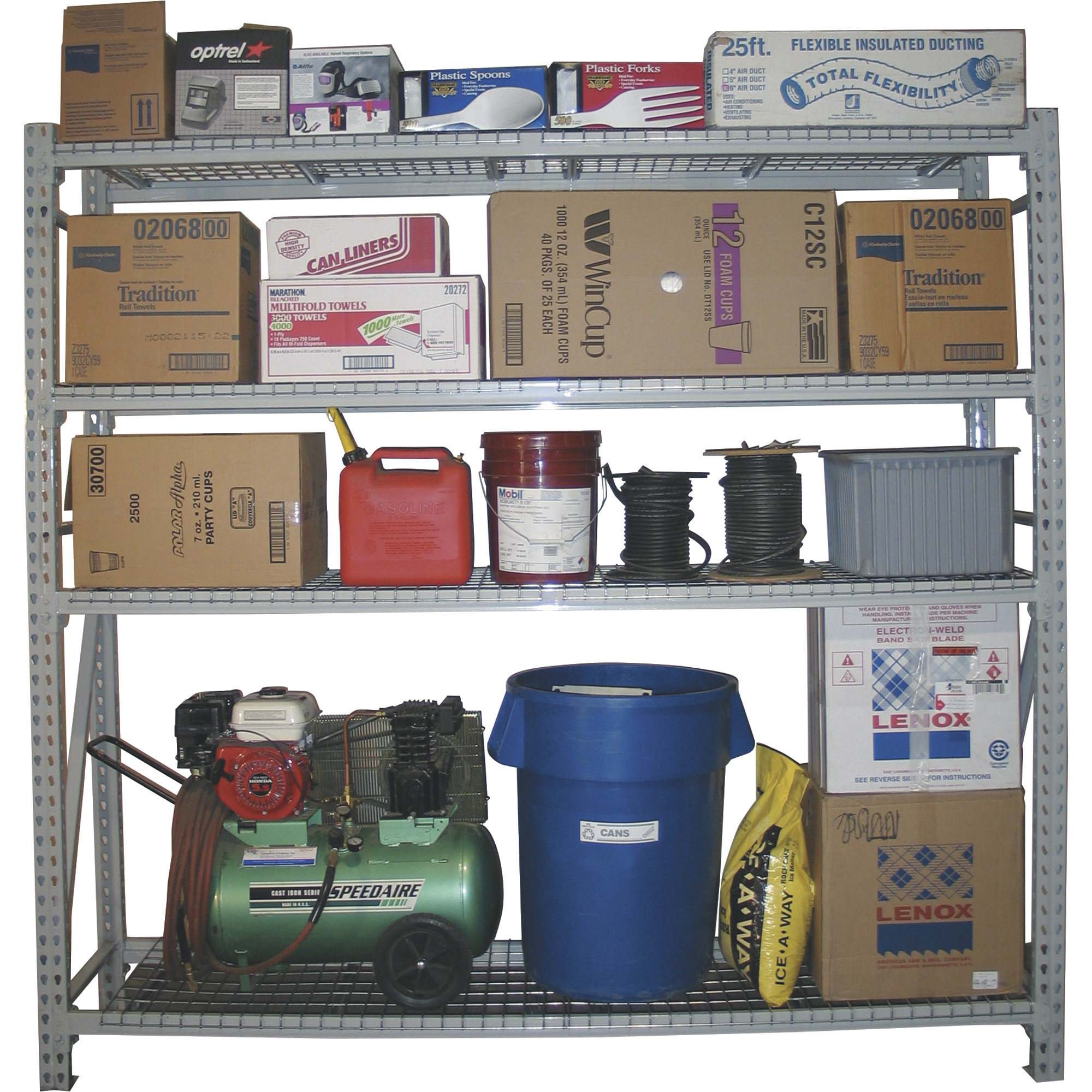 AK Utility Teardrop Pallet Rack Frame, 24in.D x 96in.H, Model# AK-UFI ...