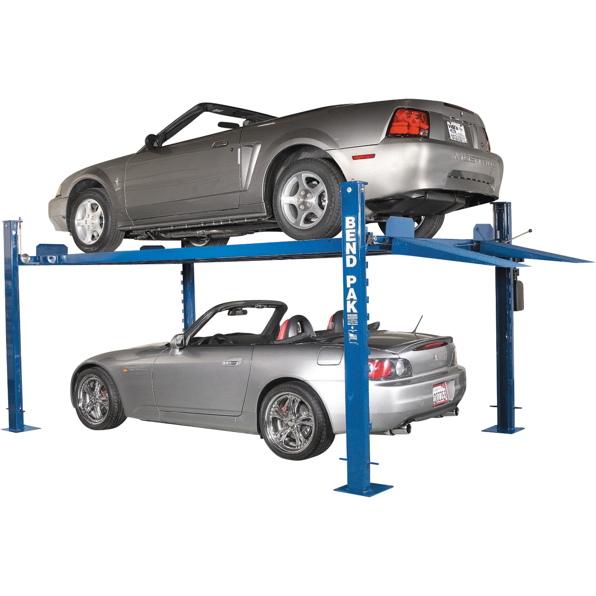 Bend Pak Inc. 7000-Lb. Capacity 4-Post Lift Makes Muffler and ...