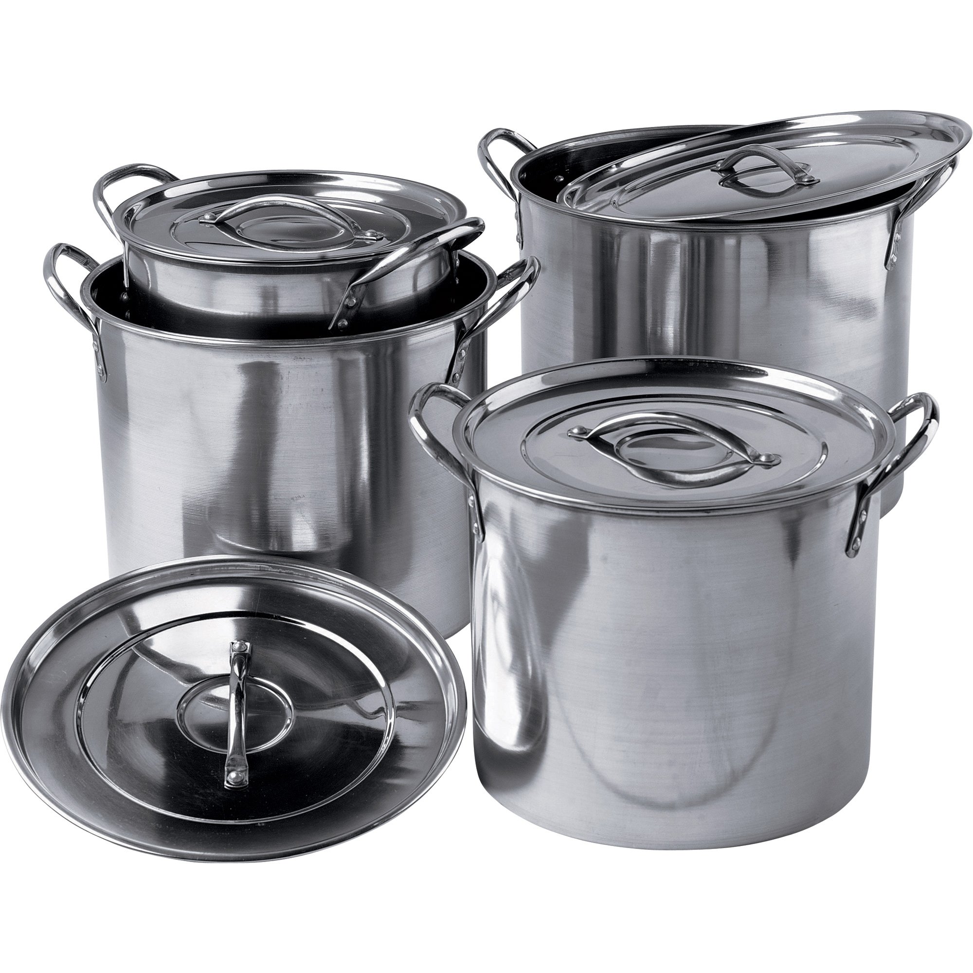 Stainless Steel Stock Pot Set — 8-Pc. | Northern Tool