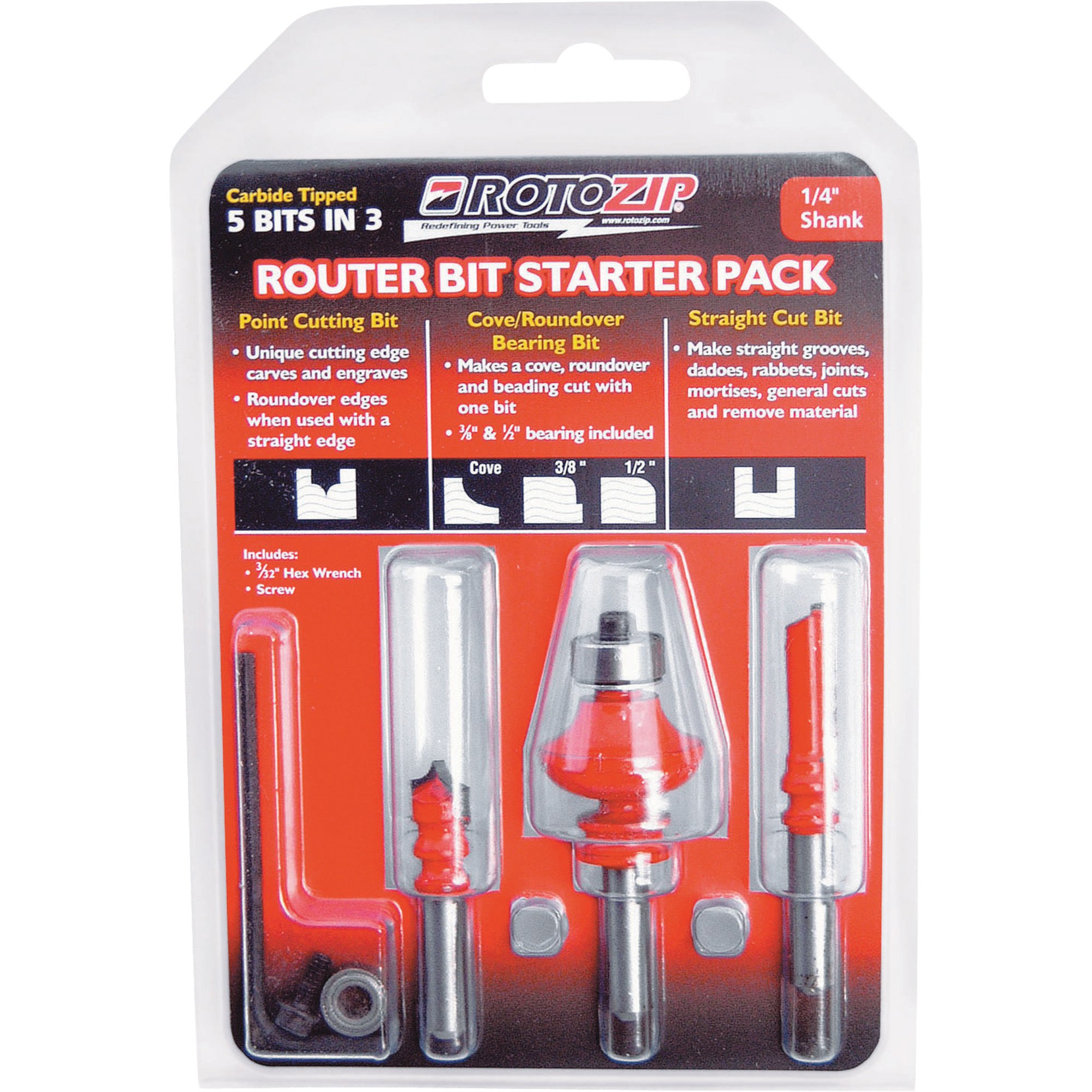 Roto Zip Router Bit Starter Kit | Northern Tool