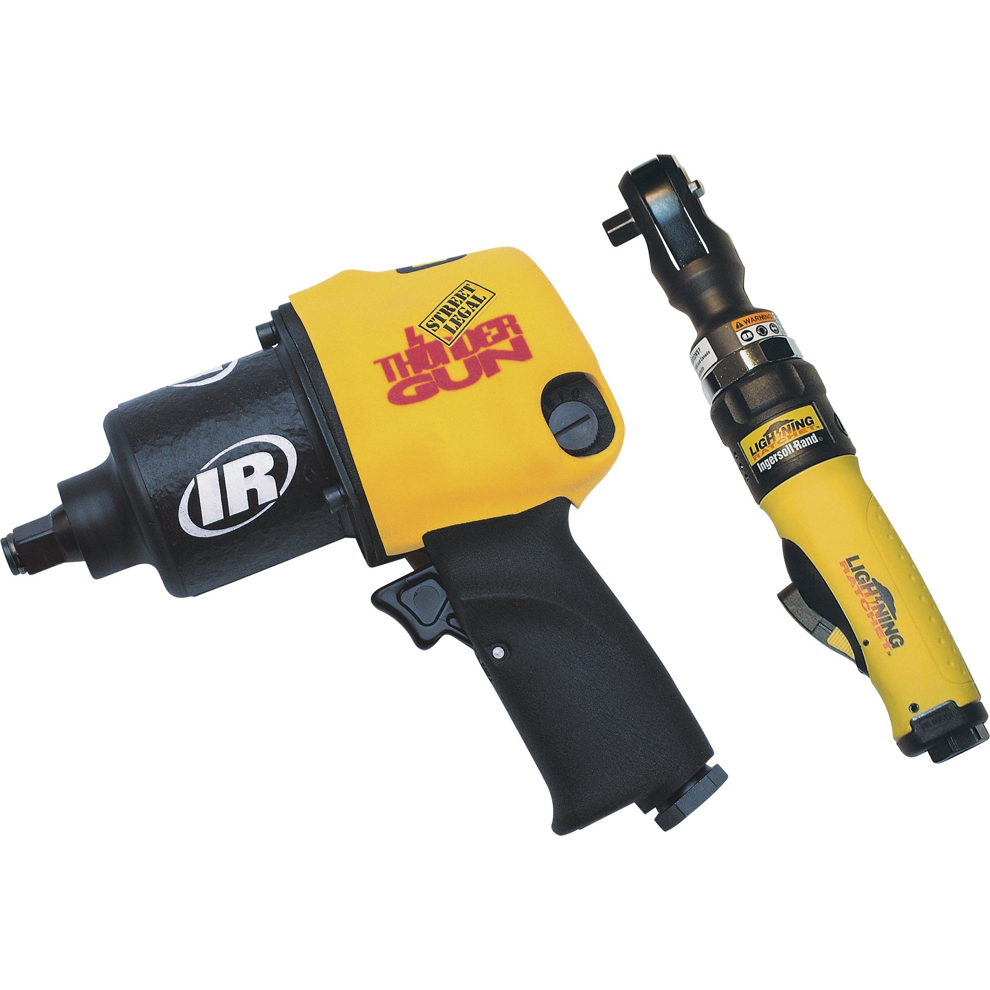 Ingersoll Rand Thunder Gun Impact Wrench/Lightning Ratchet Combo Pack ...