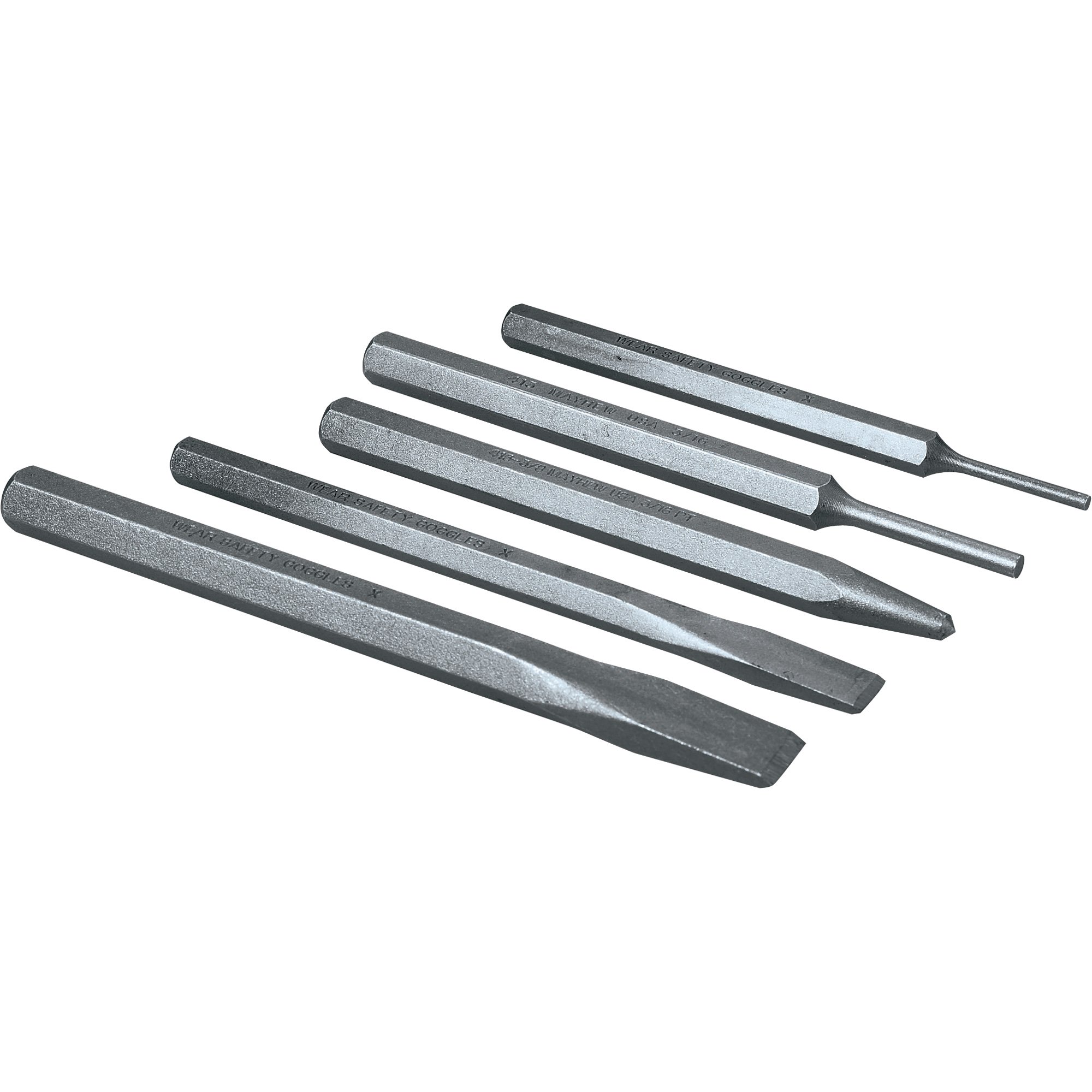 5 Piece Punch & Chisel Kit | Northern Tool