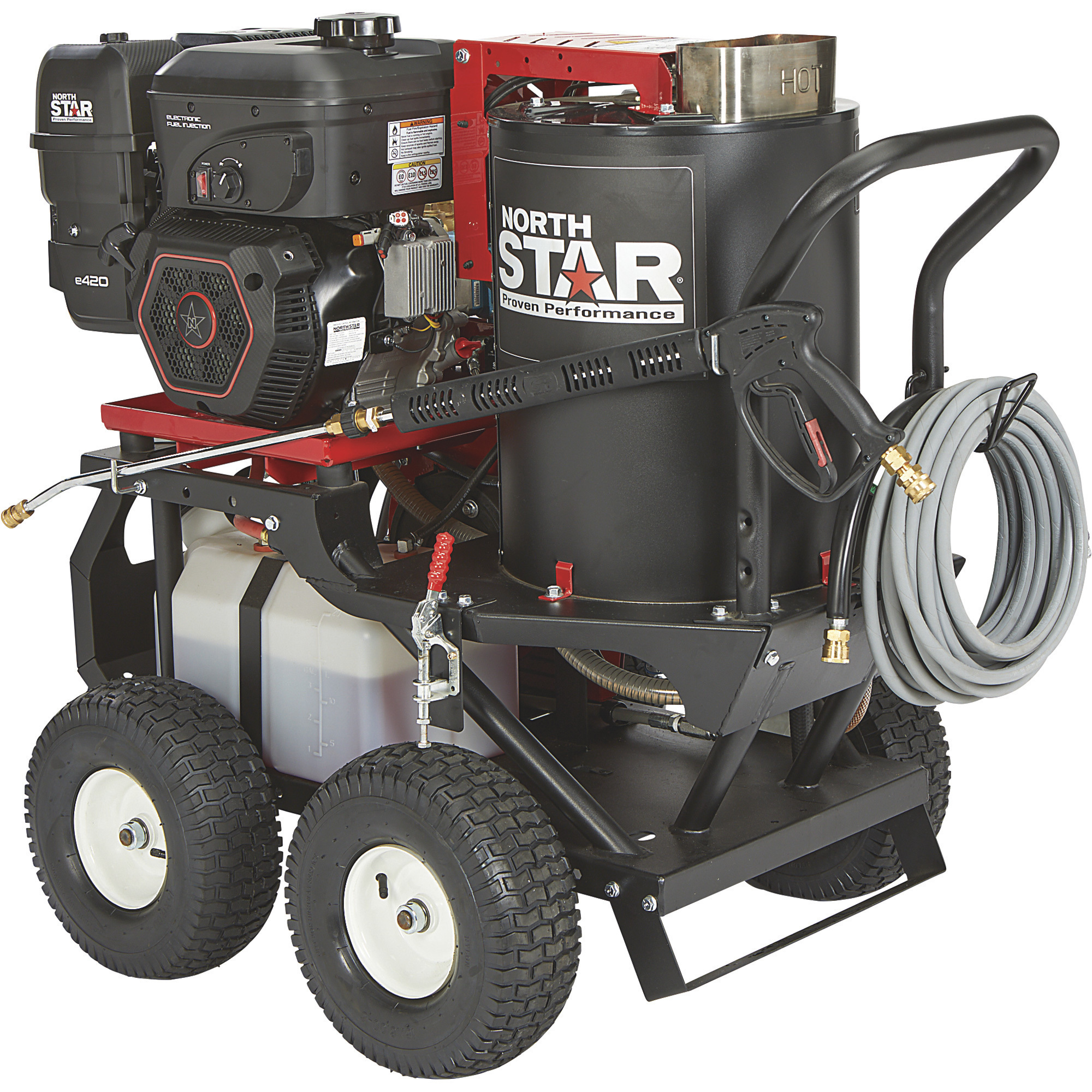 NorthStar Hot Water Pressure Washer with Wet Steam, 3000 PSI, 4 GPM ...