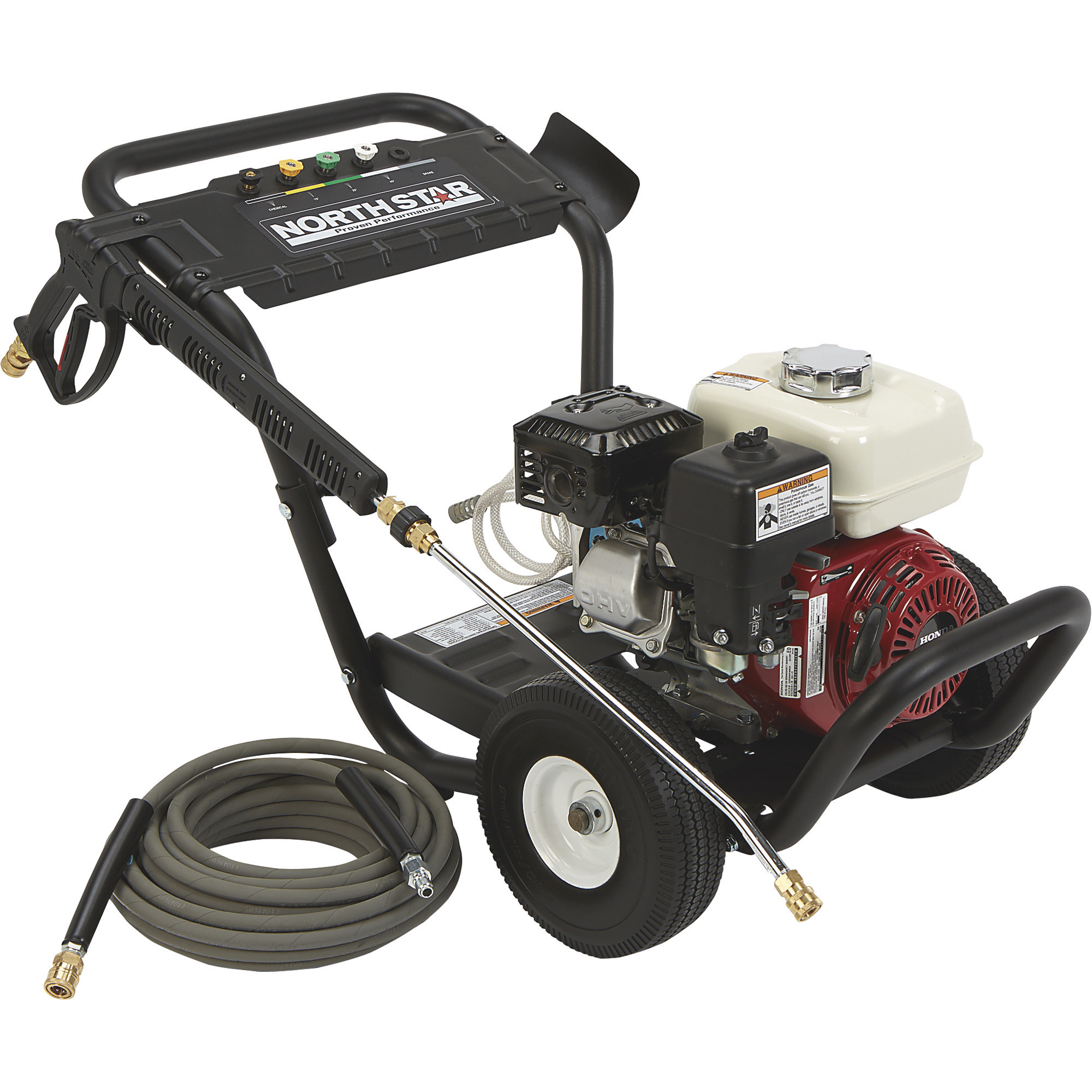 NorthStar Gas Cold Water Pressure Washer, 3300 PSI, 2.5 GPM Honda ...