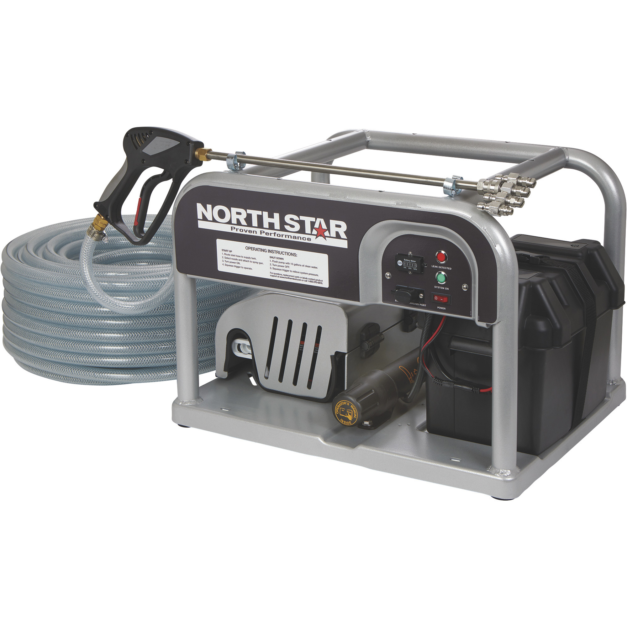 NorthStar Soft Wash Kit, 5.5 GPM Bleach Pump, Aluminum Frame | Northern ...