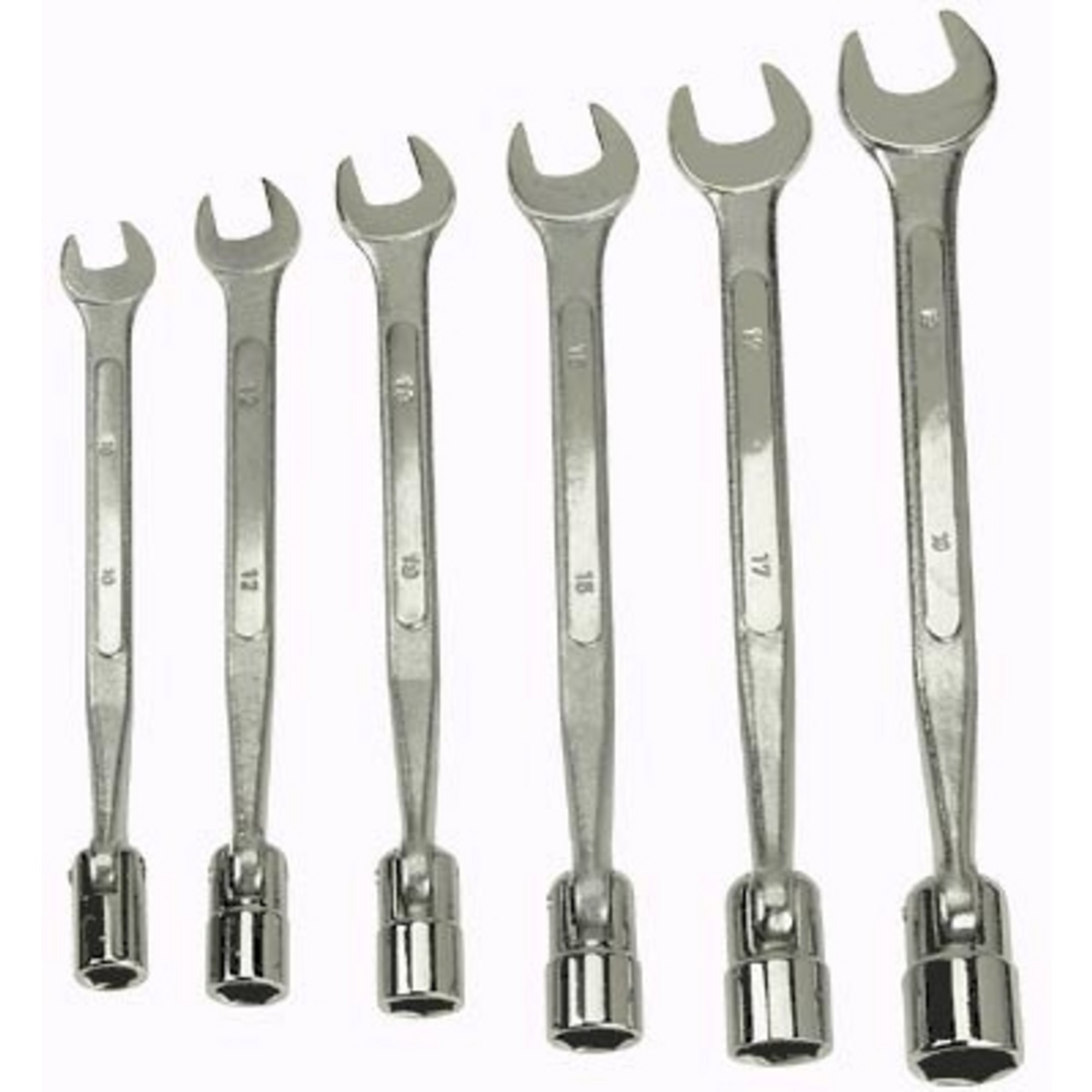6 Piece Metric Flexible Combination Wrench Set | Northern Tool
