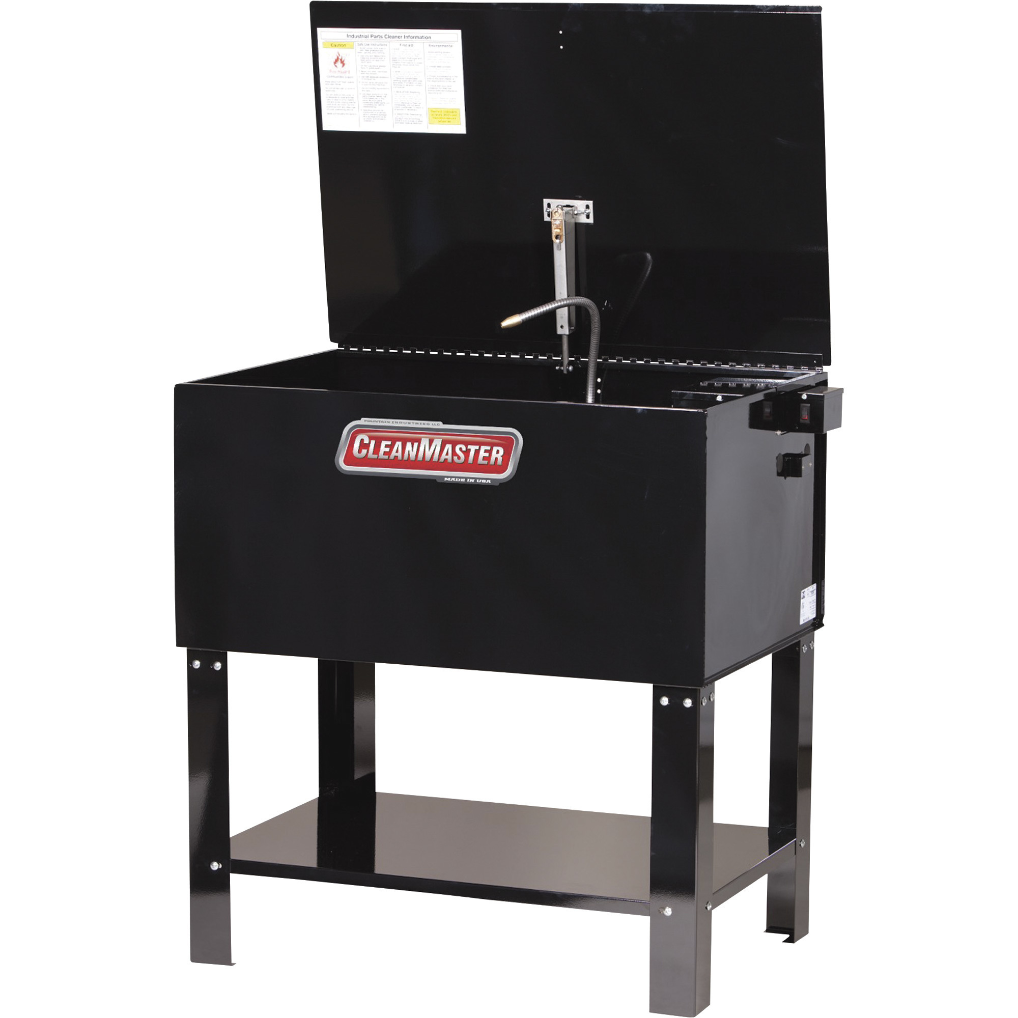 CleanMaster 80 80-Gallon Solvent Agitating Lift Parts Washer, Model ...