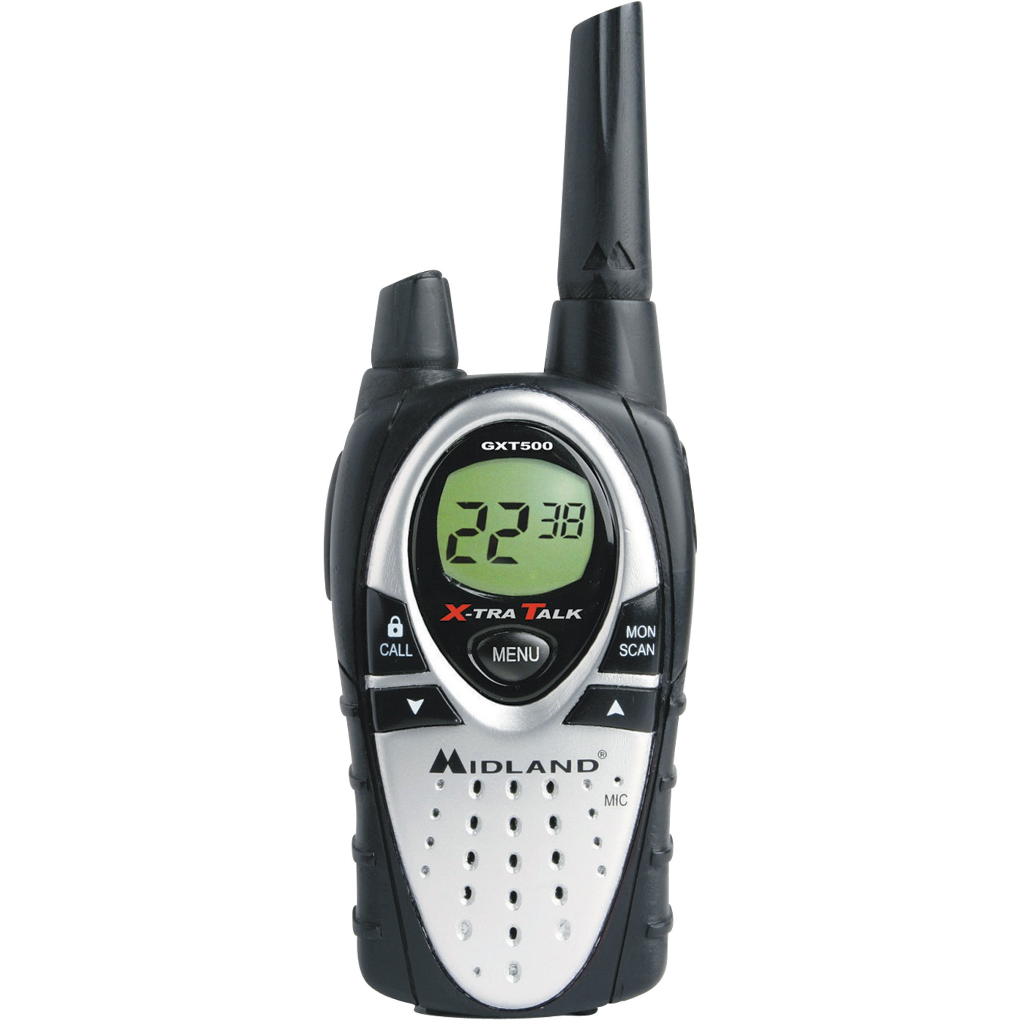 Midland GMRS Handheld Radios (Pair) — 14-Mile Range, Model# GXT500 ...