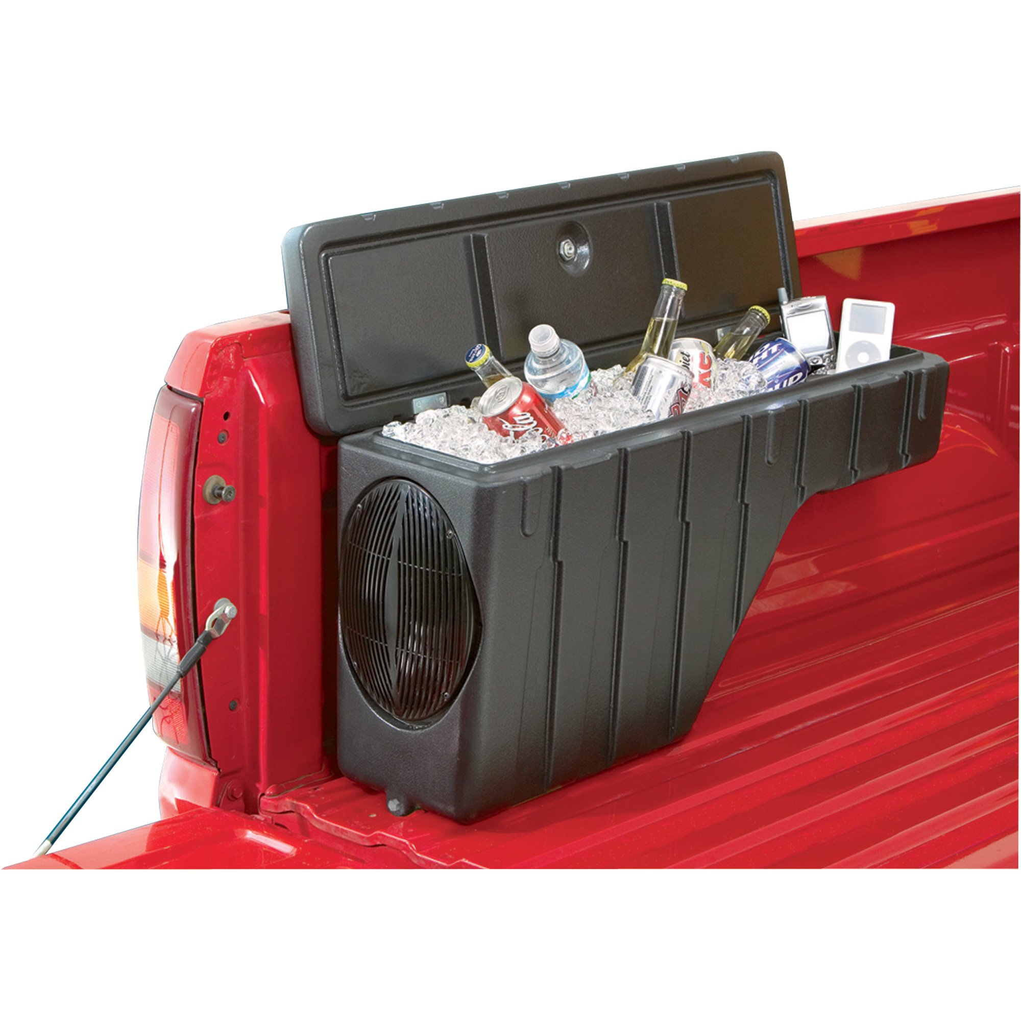 VDP Wheel Well Truck Bed Storage/Ice Chest With Speaker For Compact ...