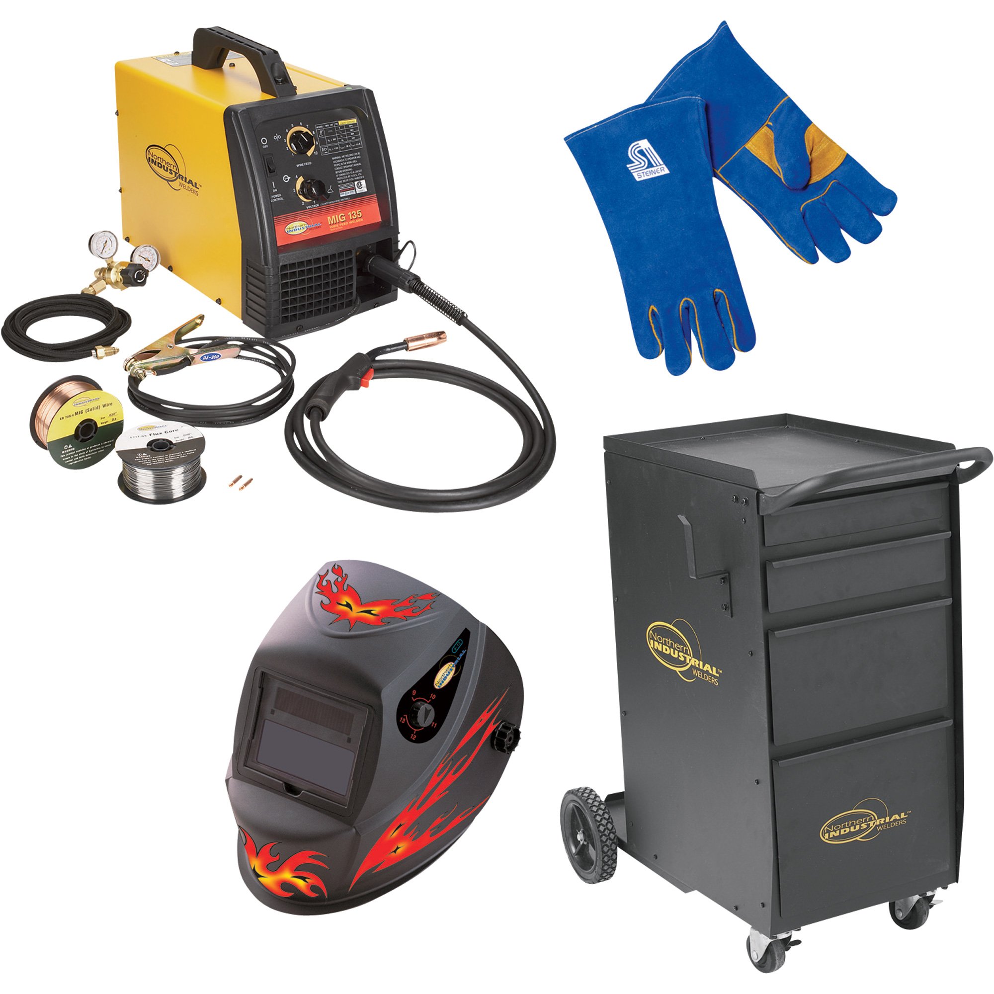 Complete 135 Amp MIG Welding Package — A Northern Industrial Welders ...