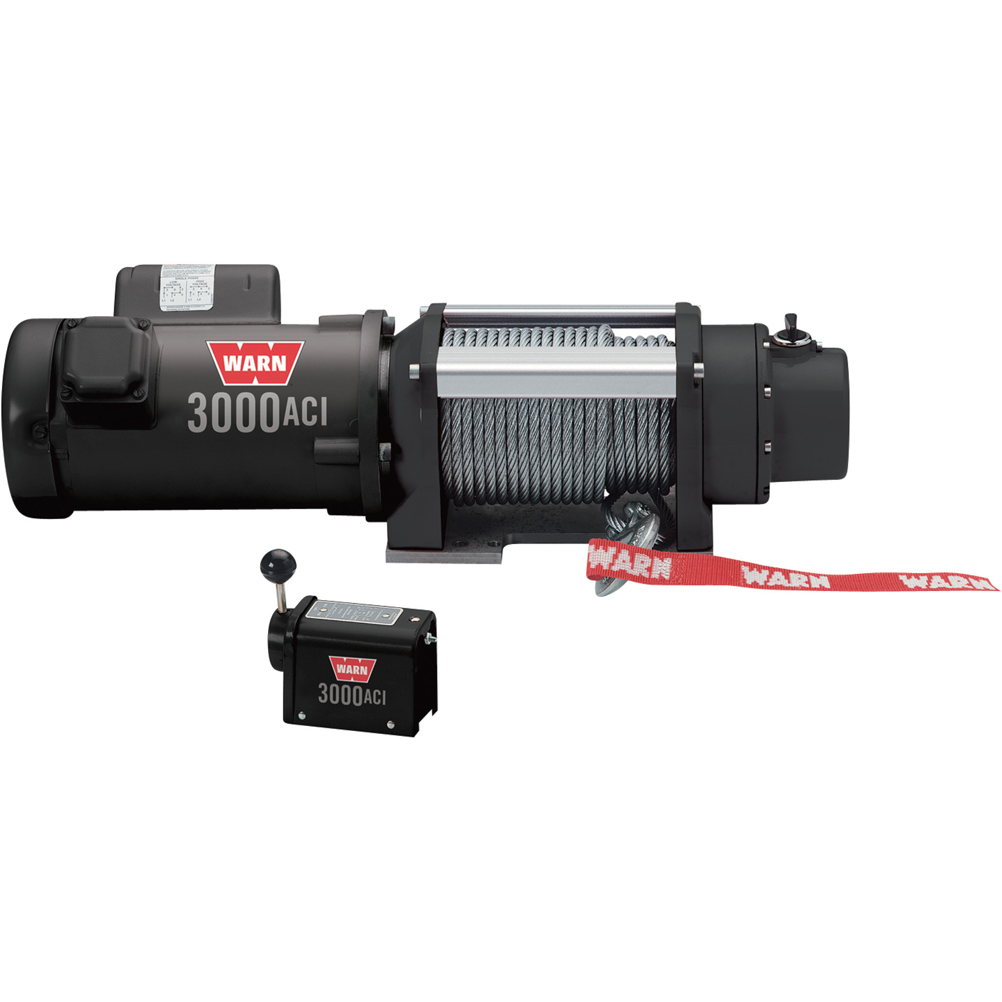 Superwinch 110/240 Volt AC Powered Electric Winch — 2000-Lb. Capacity ...