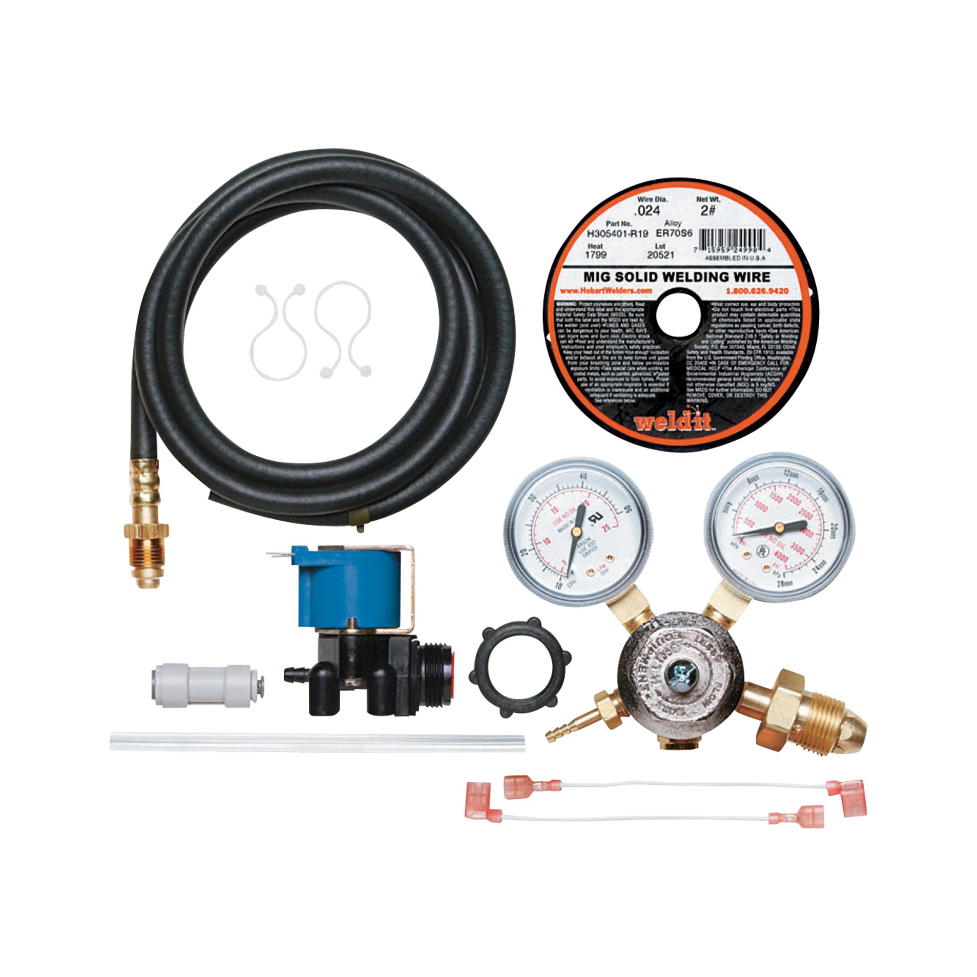 Hobart MIG Gas Conversion Kit for Item# 164795, Model# 195158 ...