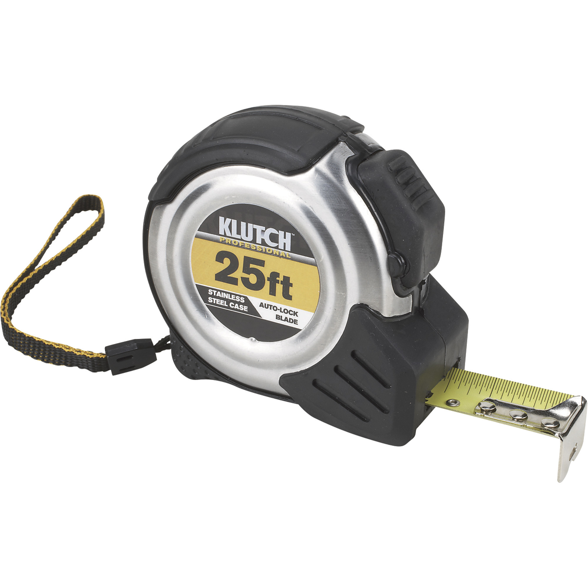 Klutch Stainless Steel Tape Measure — 1in. x 25ft. | Northern Tool