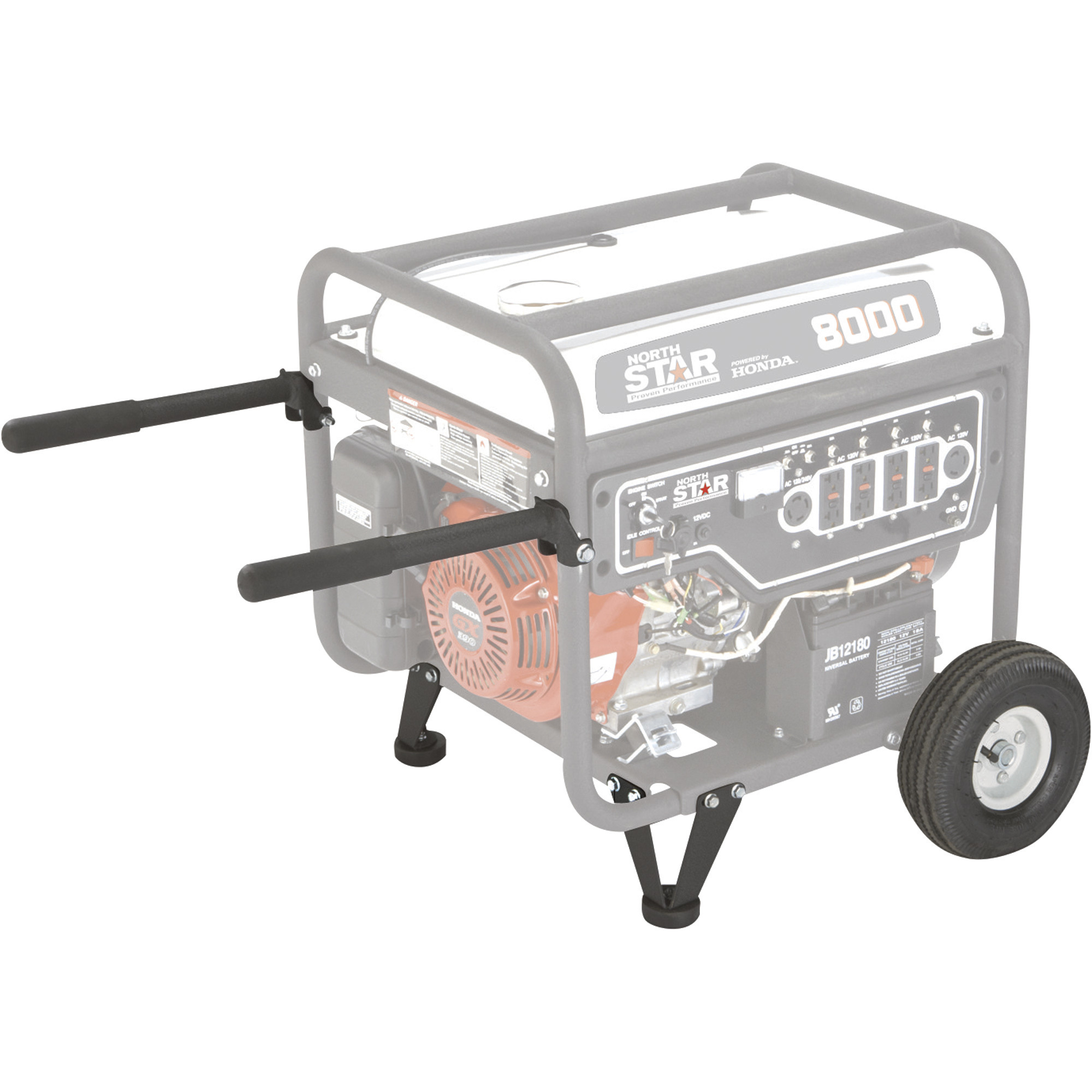 NorthStar Generator Wheel Kit, Fits 5500-8000 Watt Generators, 2 ...