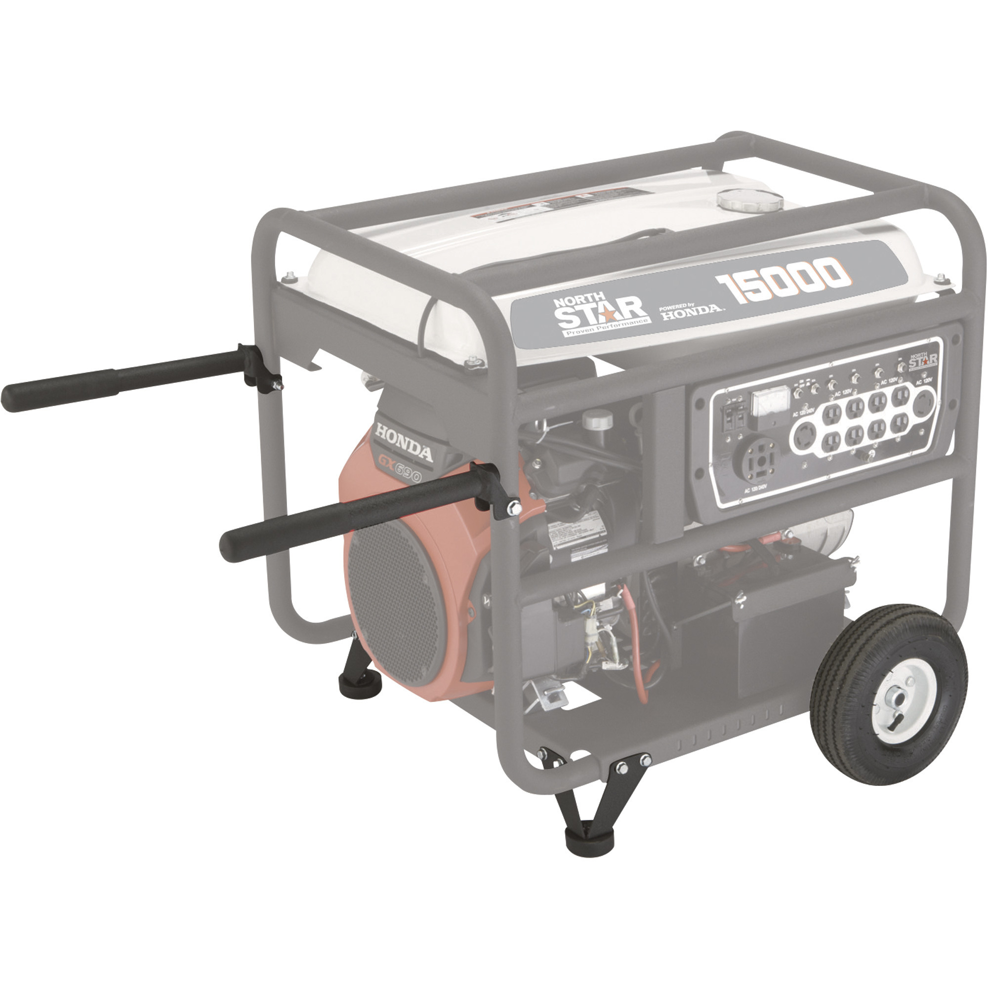 NorthStar Generator Wheel Kit, Fits 5500-8000 Watt Generators, 2 ...