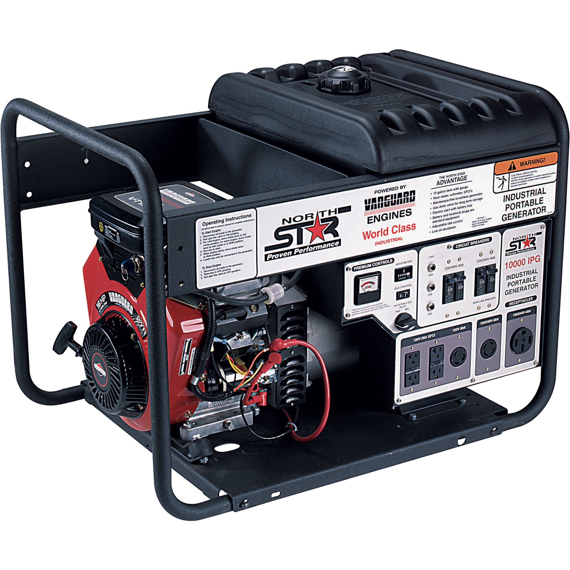 10,000 Watt 16 HP NorthStar Generator | Northern Tool