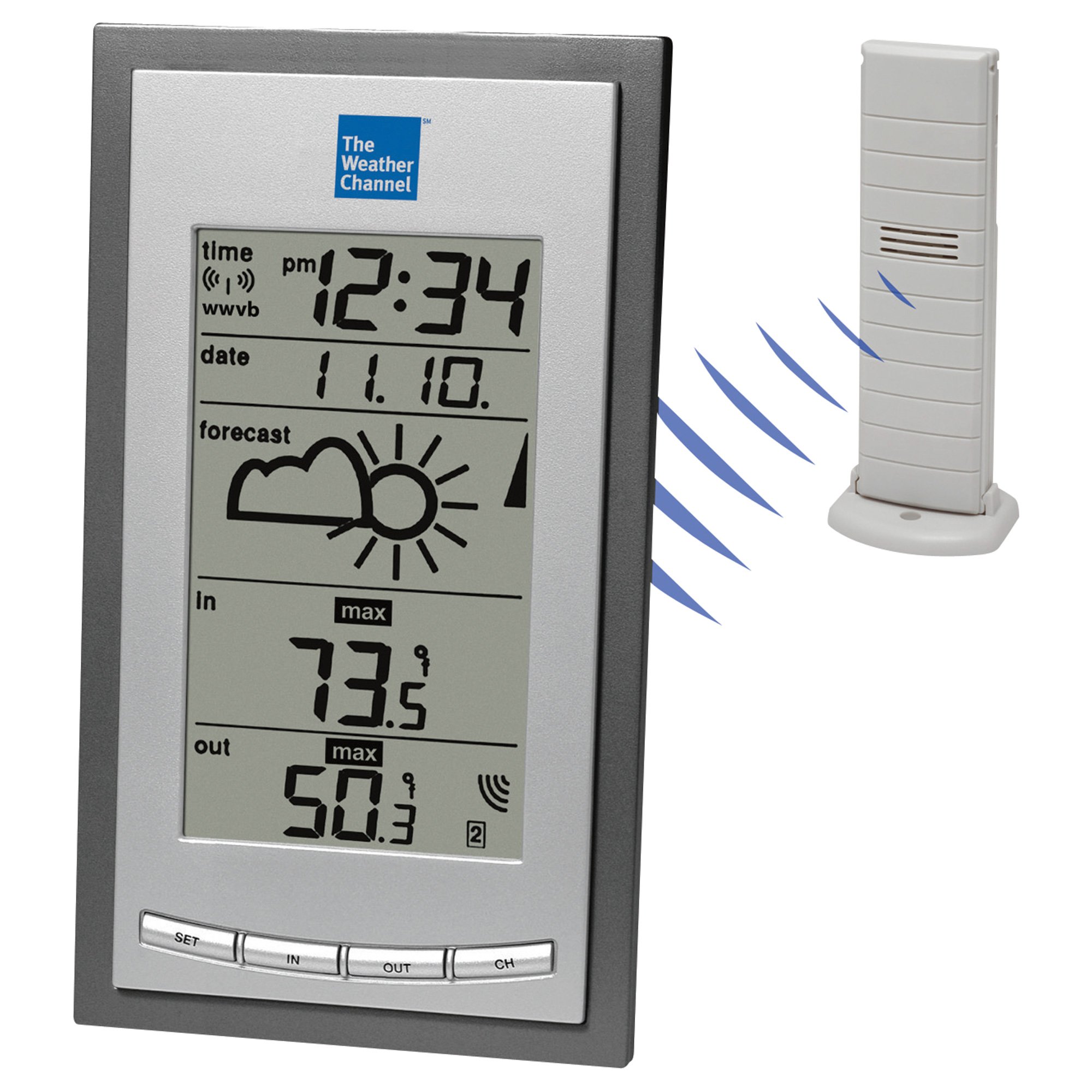 LaCrosse Technology Weather Channel 3-Icon Weather Station, Model# WS ...